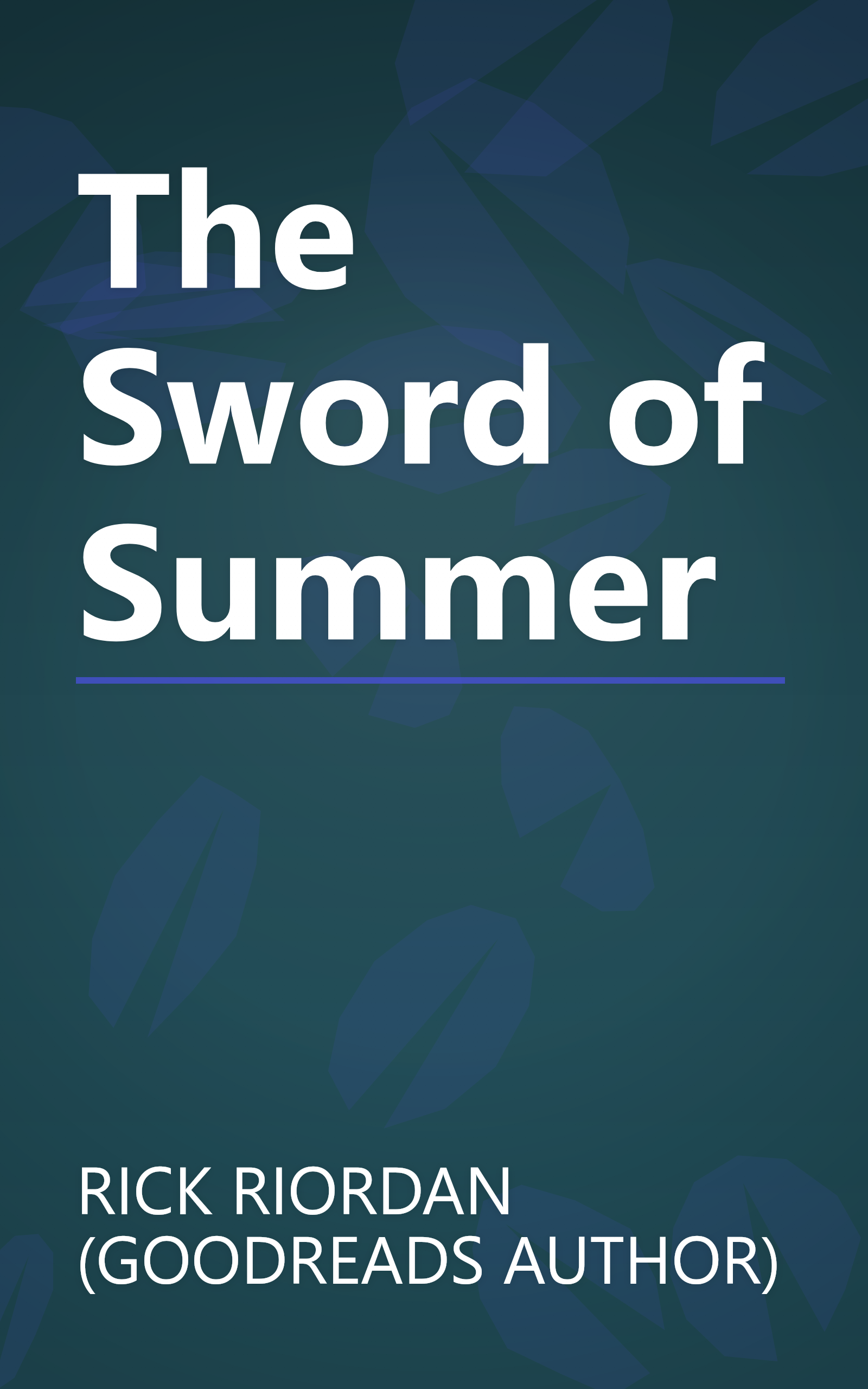The Sword of Summer book cover
