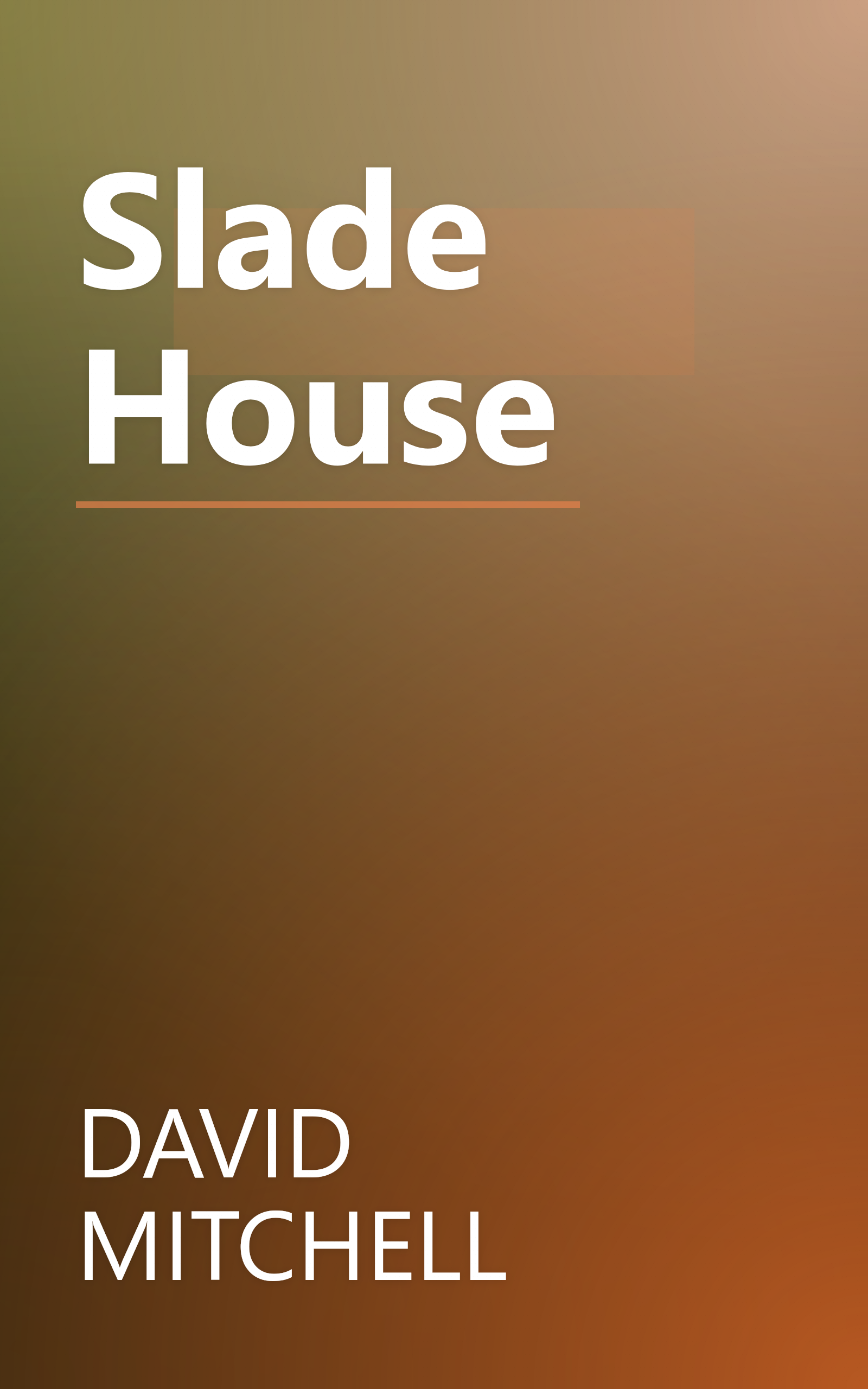 Slade House book cover