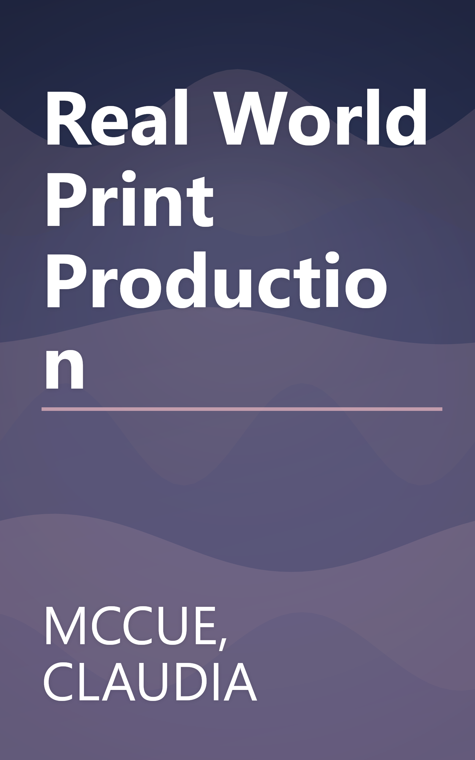 Real World Print Production book cover