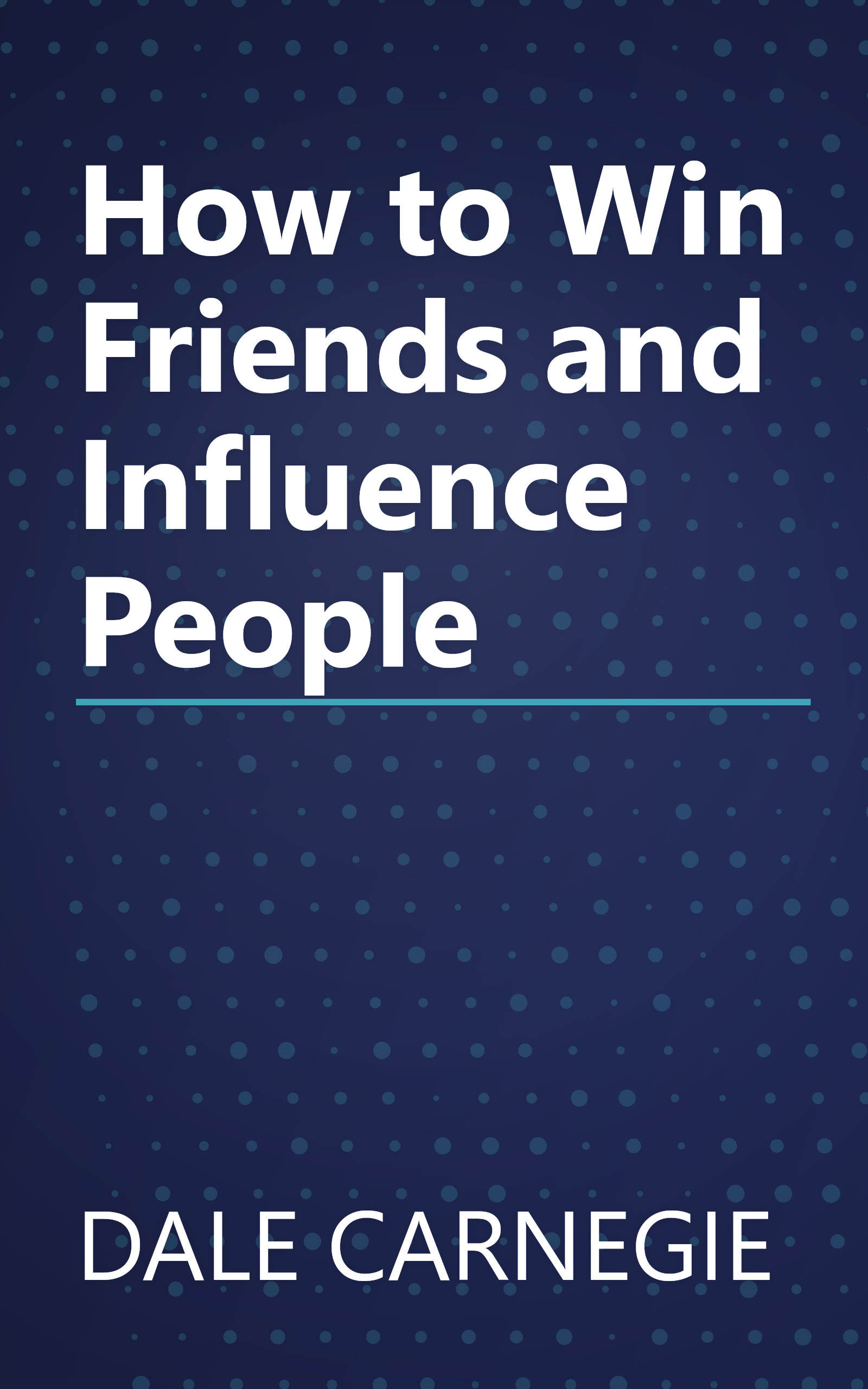 How to Win Friends and Influence People book cover