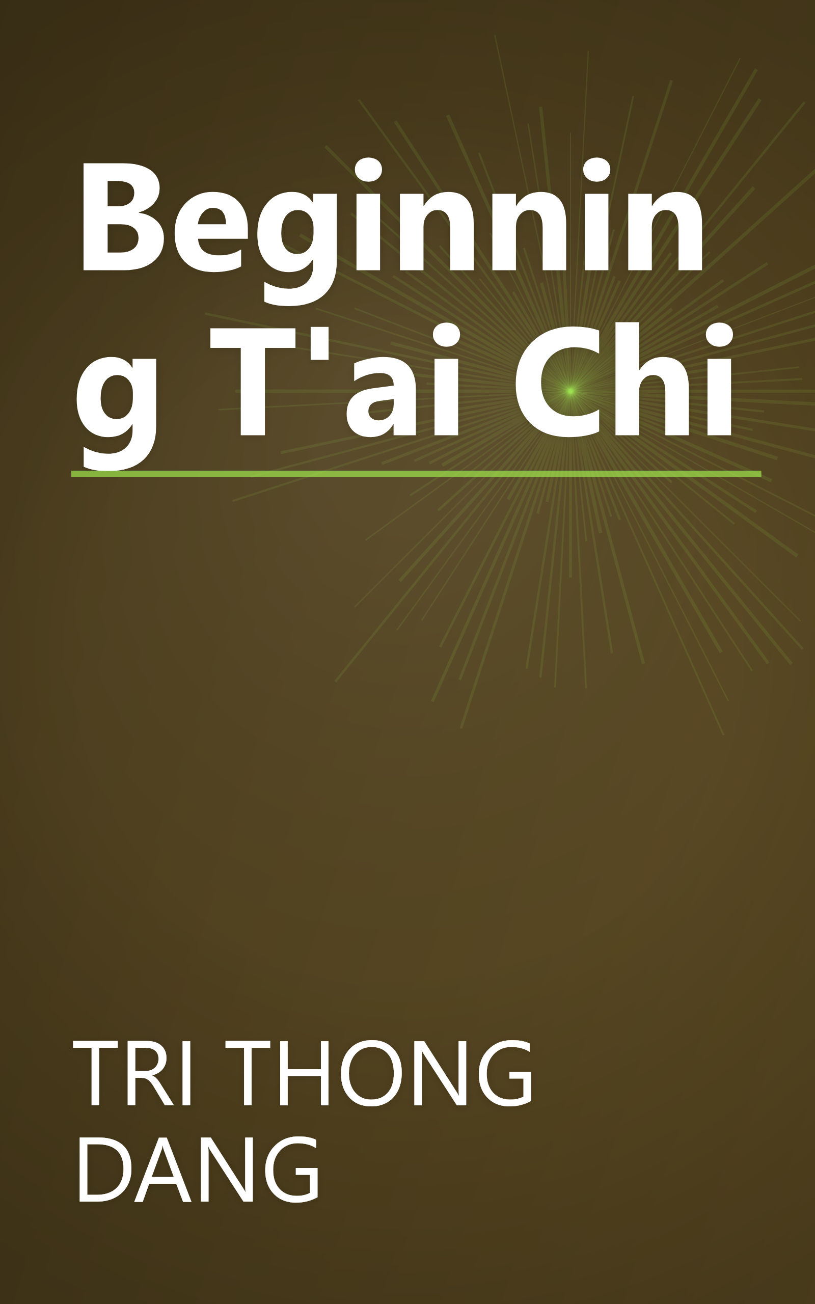 Beginning T'ai Chi book cover