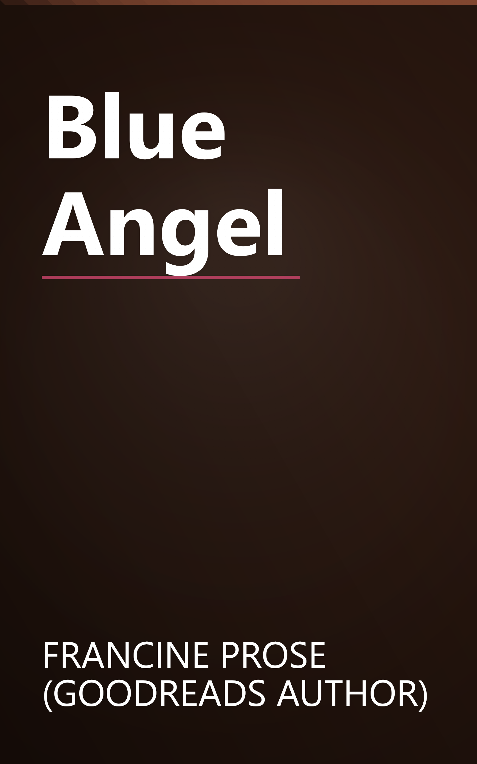 Blue Angel book cover