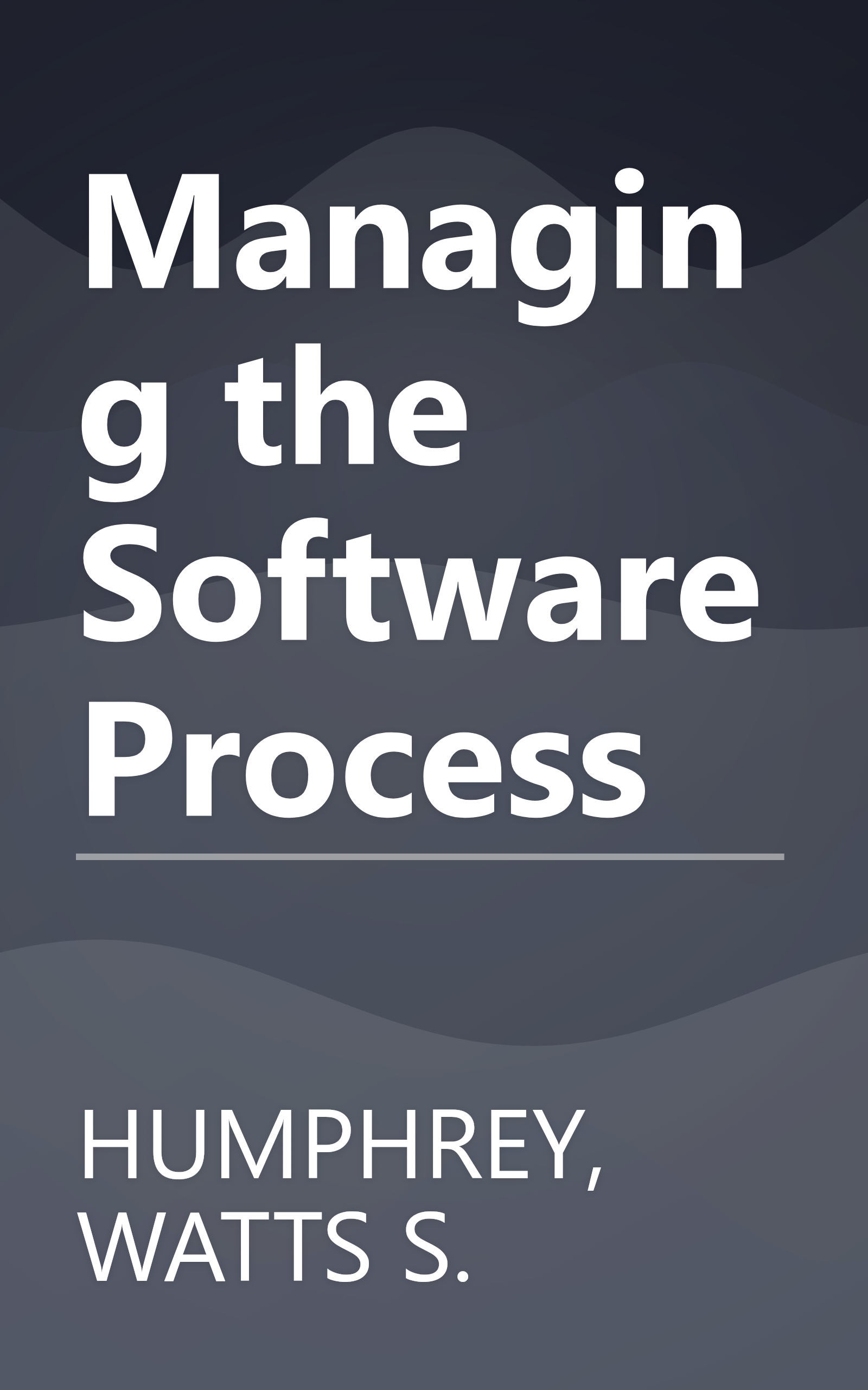Managing the Software Process book cover