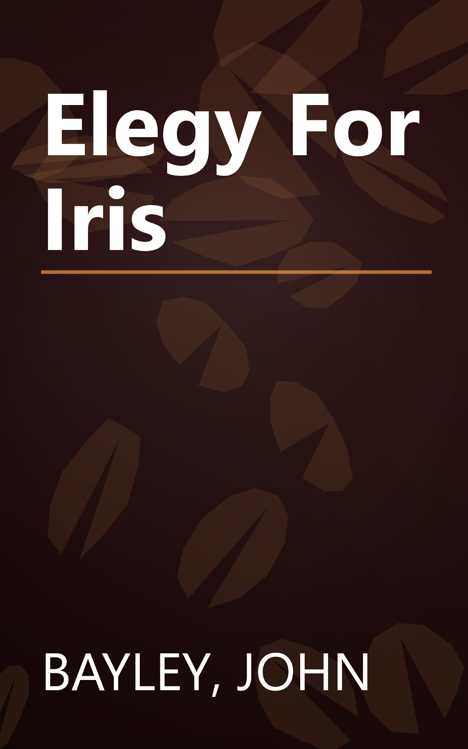 Elegy For Iris book cover