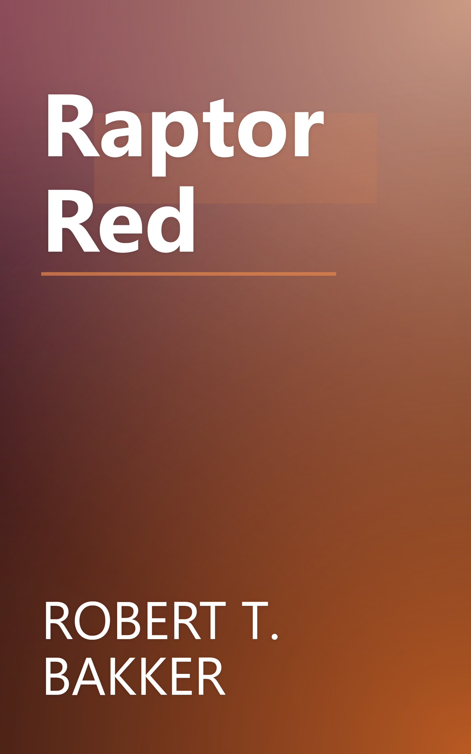 Raptor Red book cover