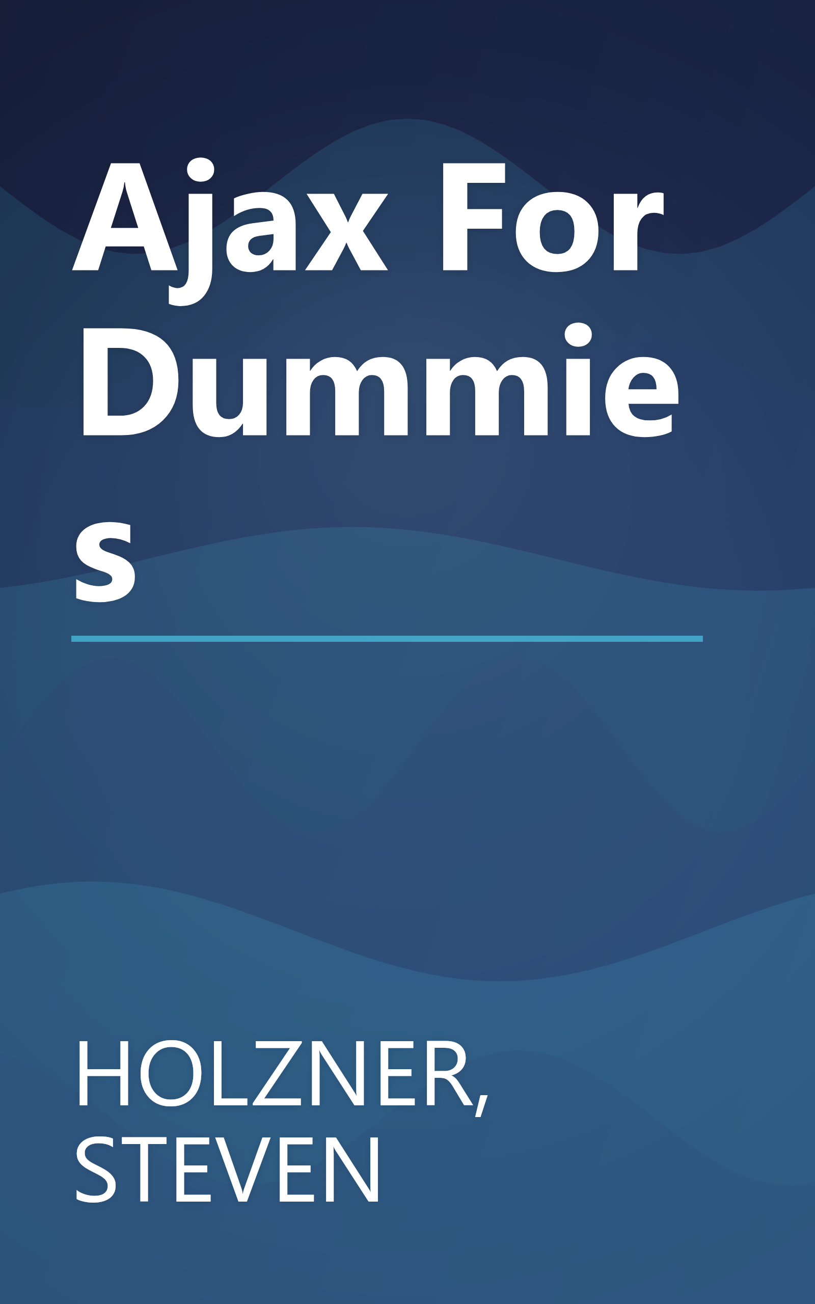 Ajax For Dummies book cover