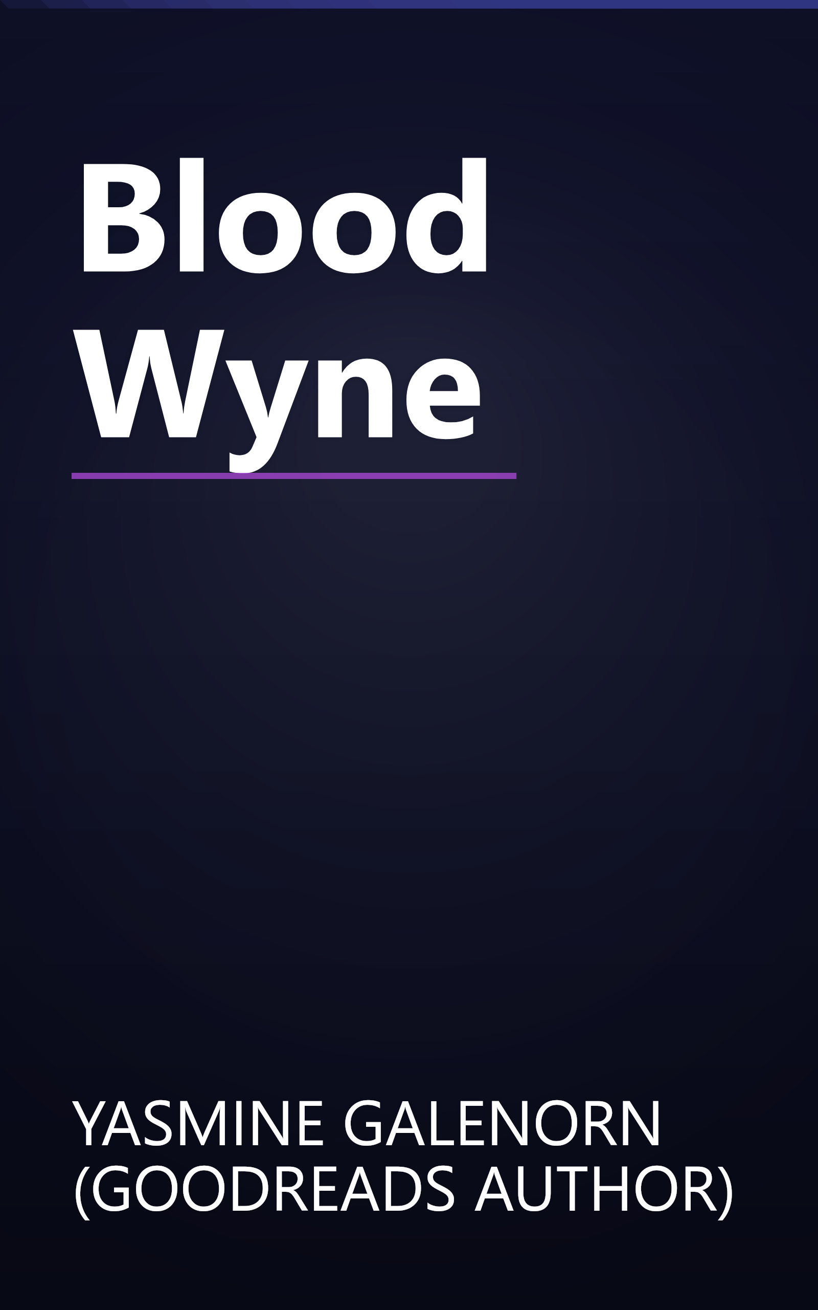 Blood Wyne book cover