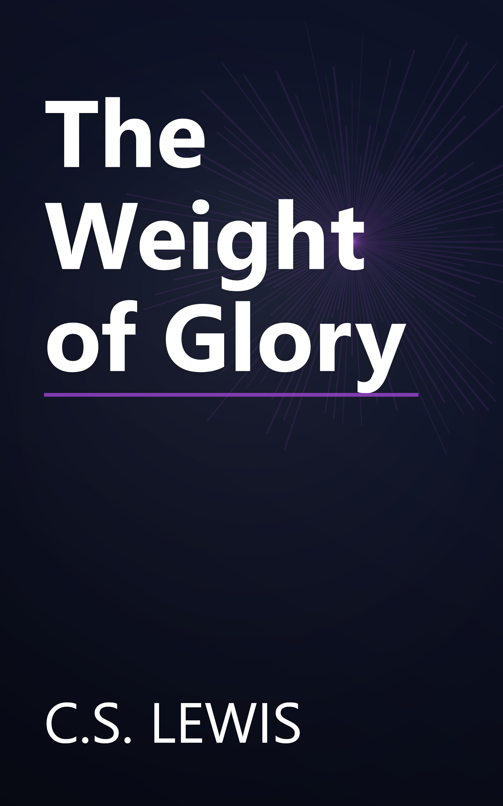 The Weight of Glory book cover