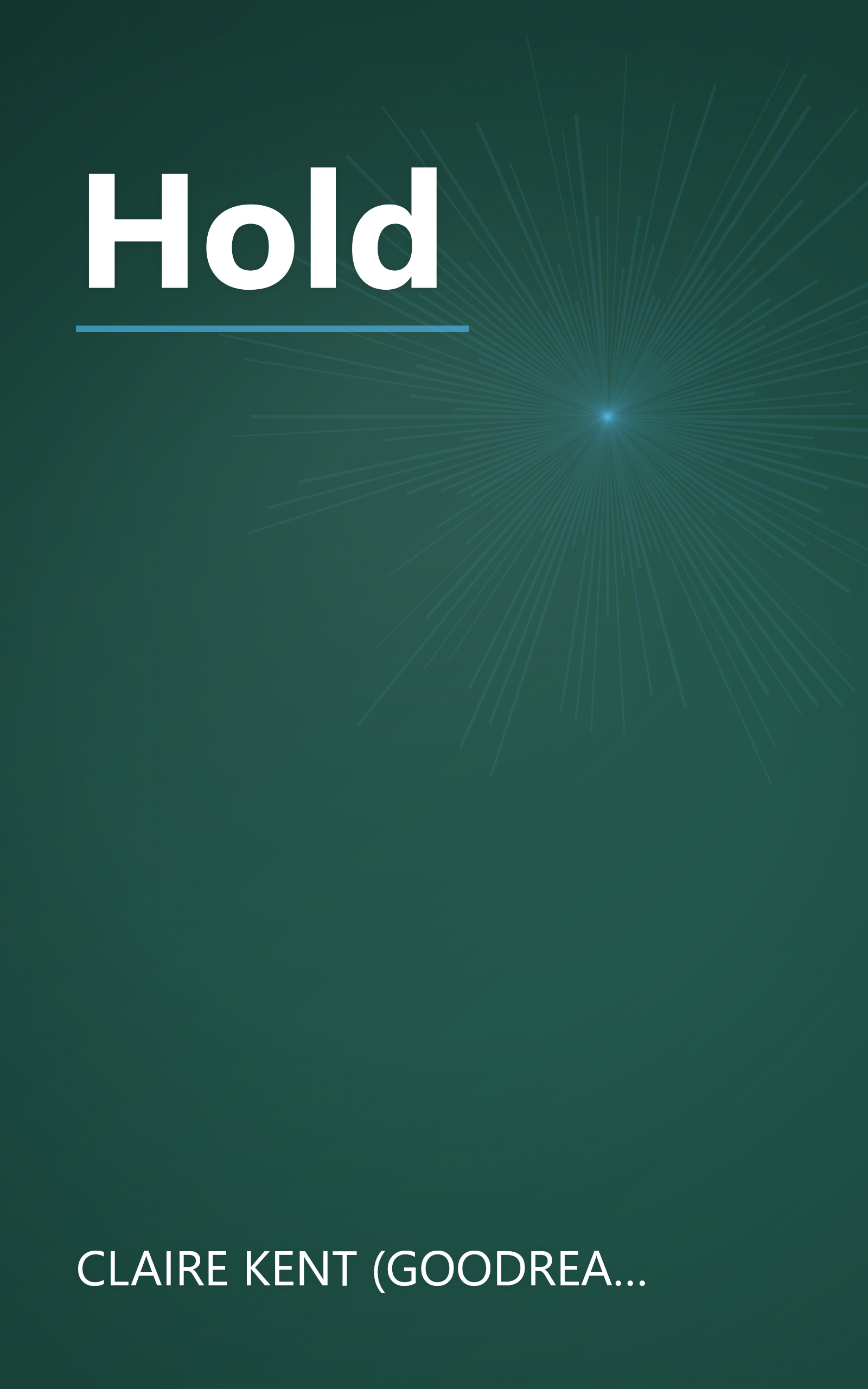 Hold book cover