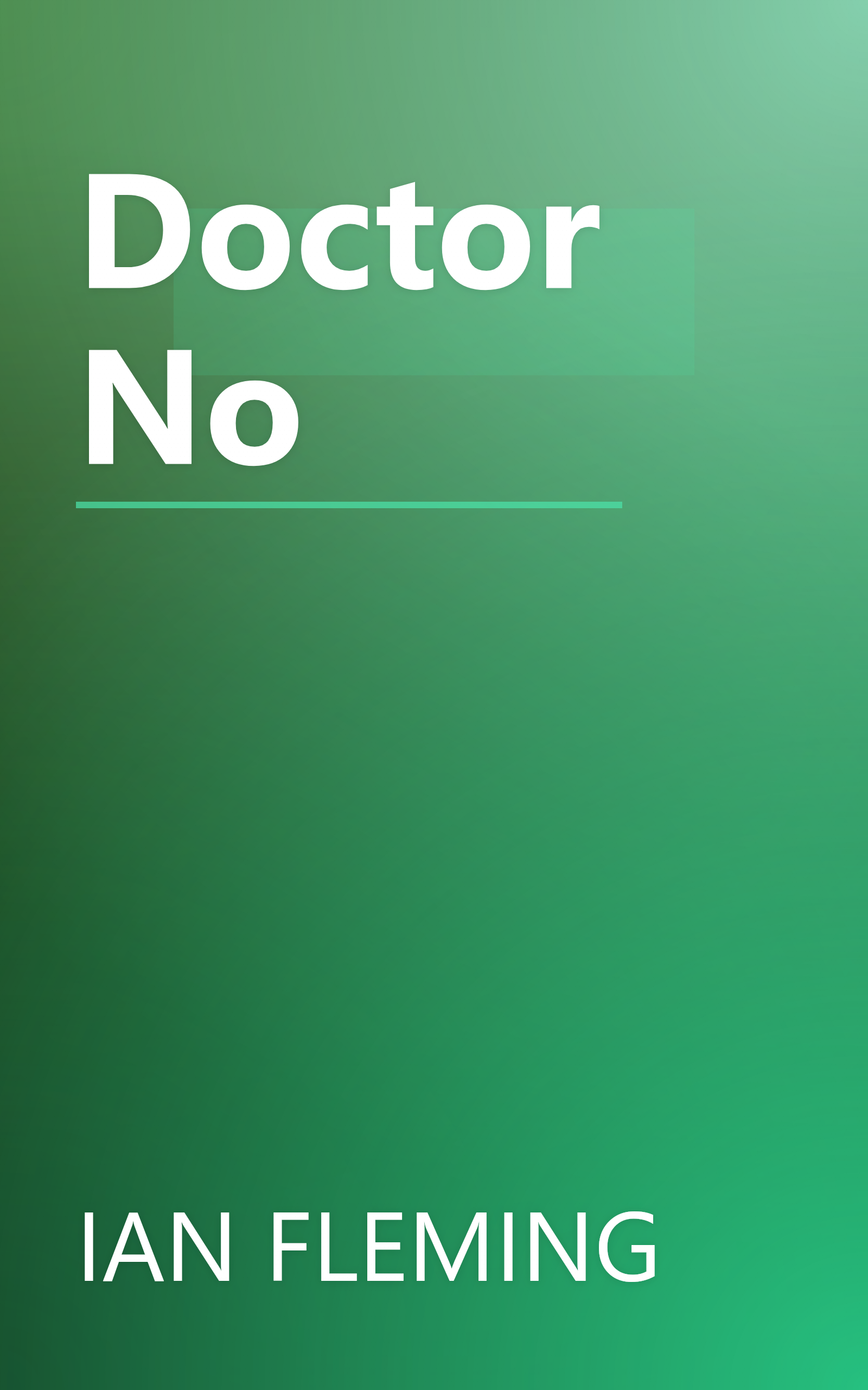 Doctor No book cover