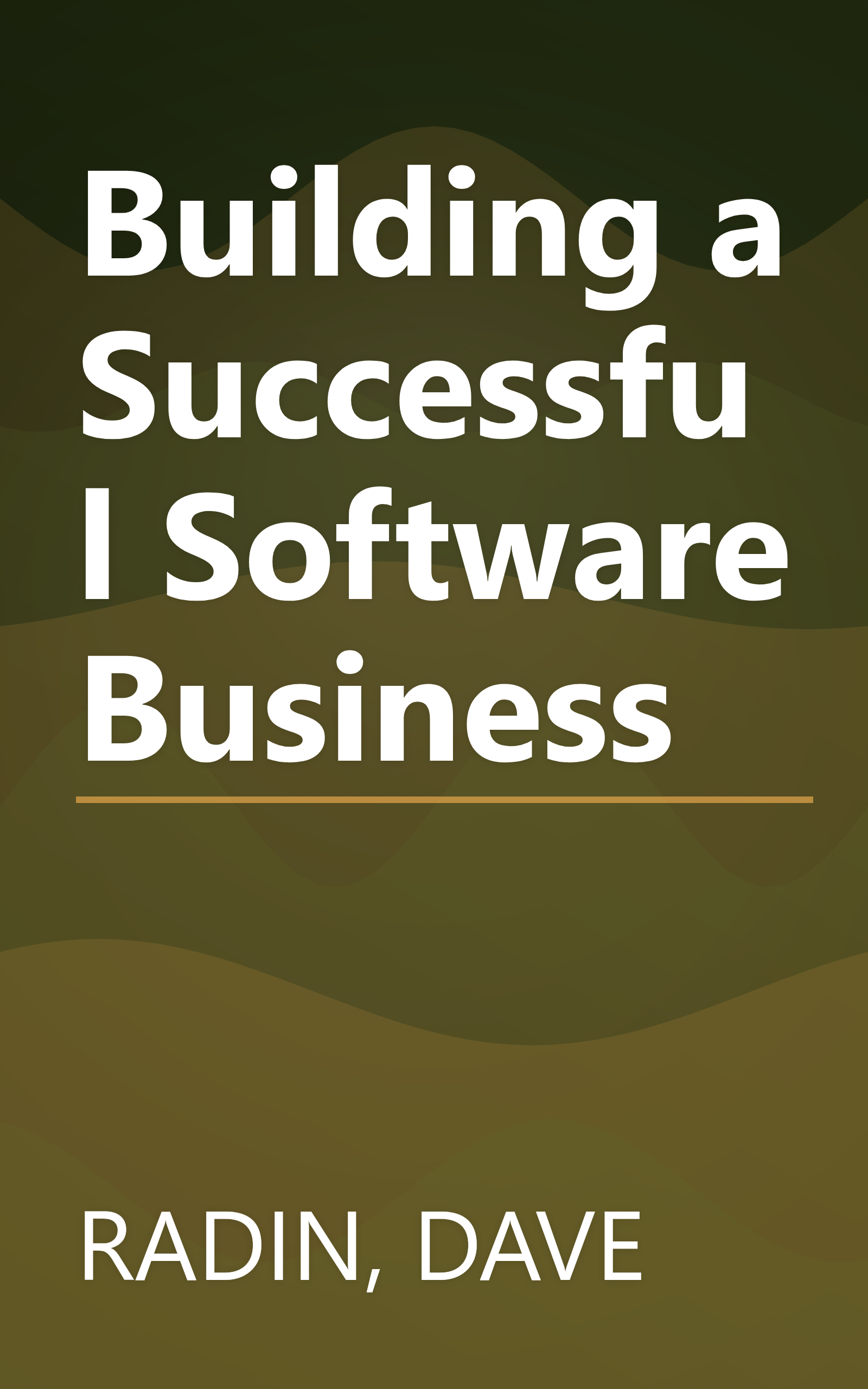Building a Successful Software Business book cover