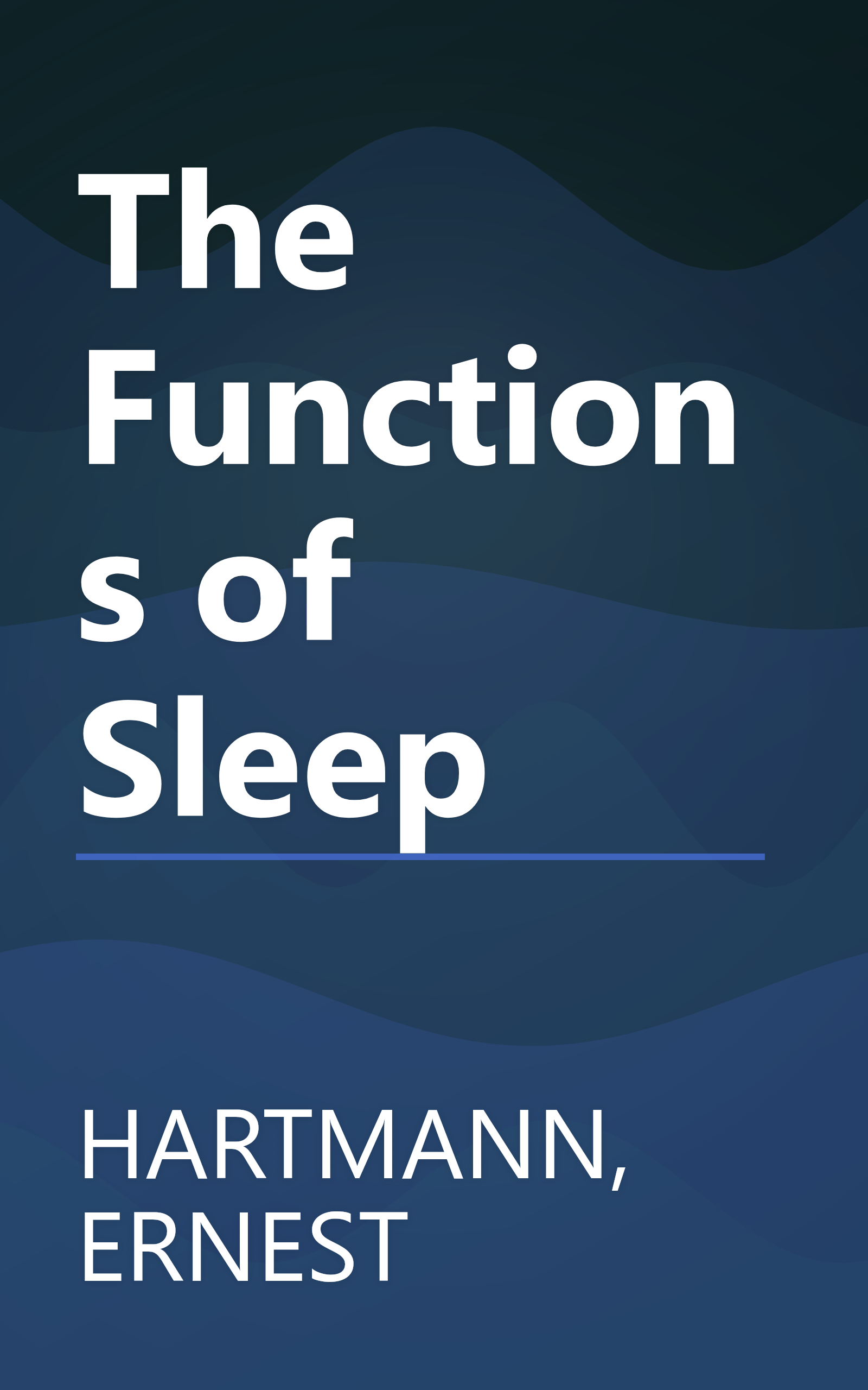 The Functions of Sleep book cover