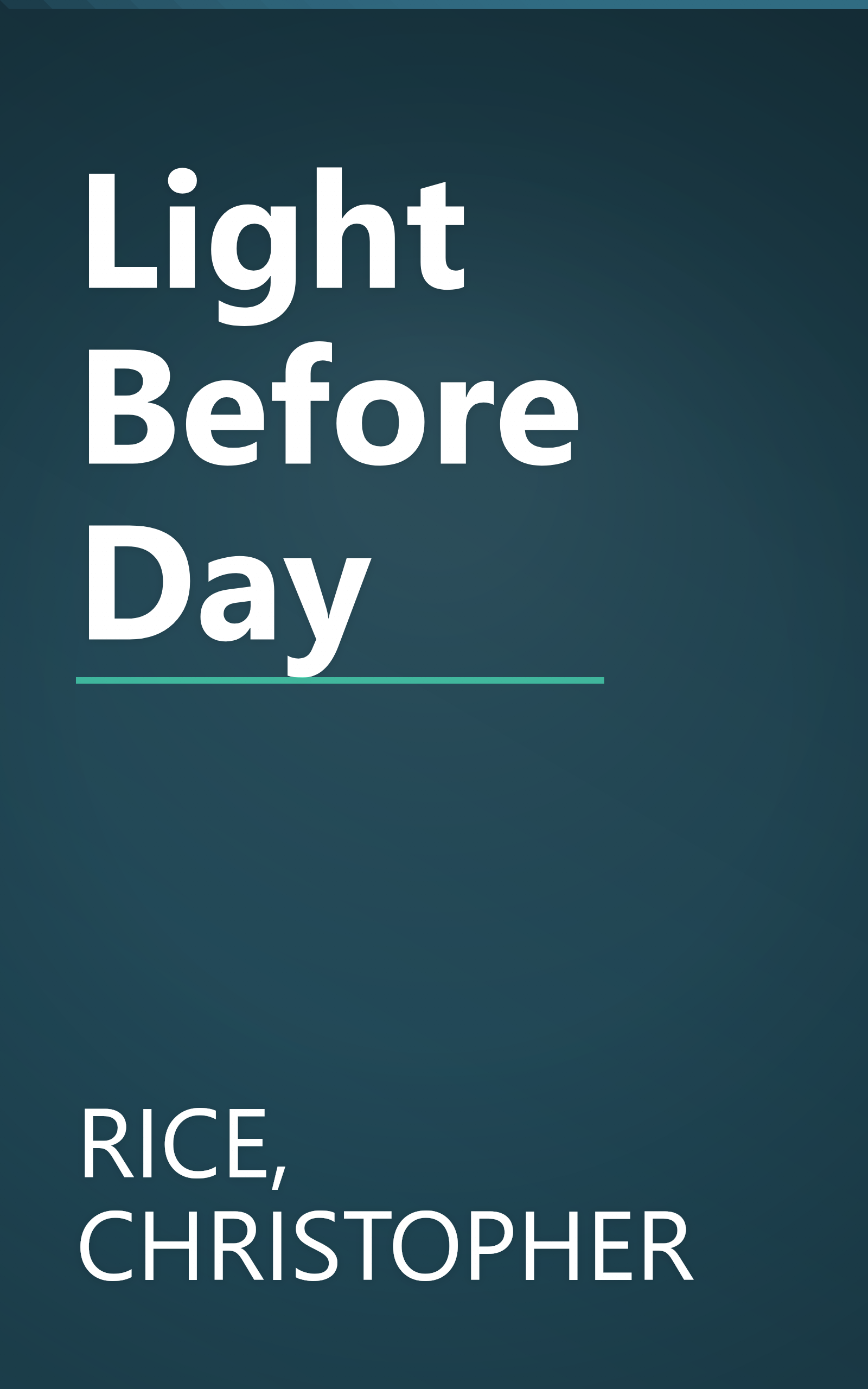 Light Before Day book cover
