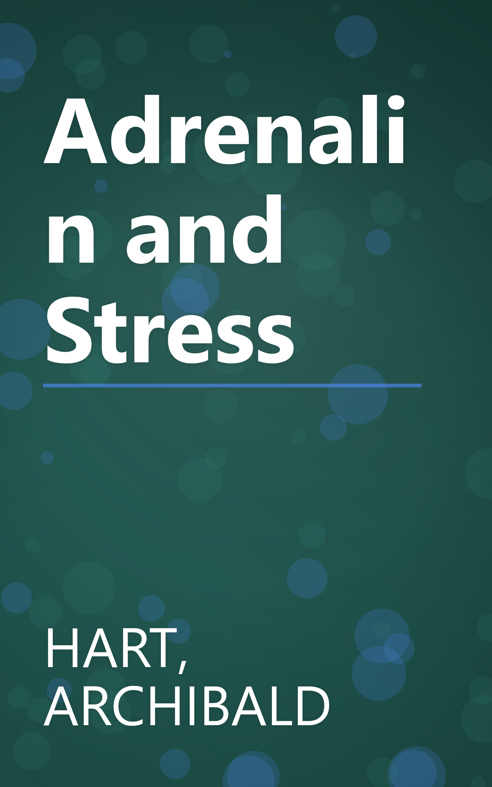 Adrenalin and Stress book cover