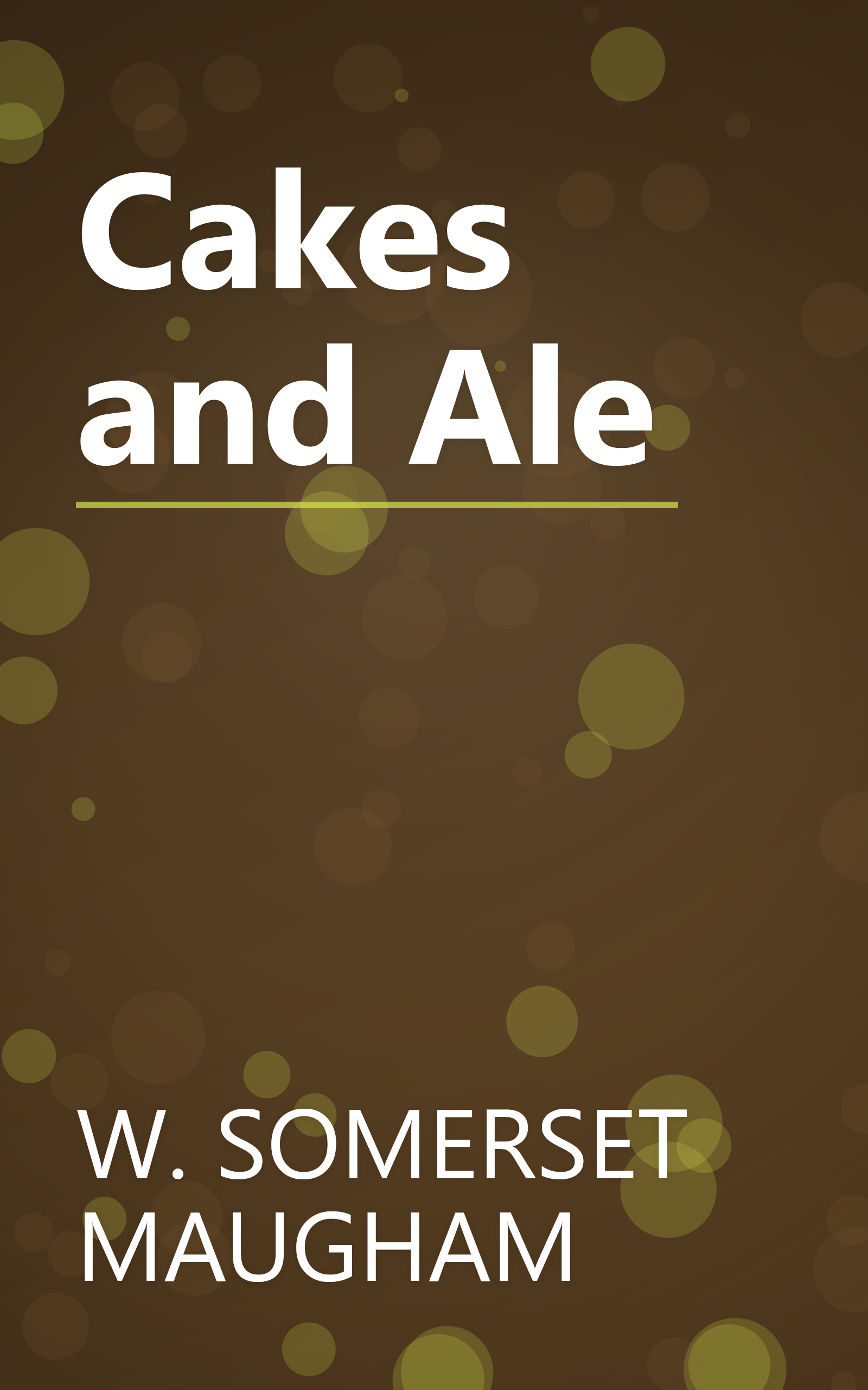 Cakes and Ale book cover
