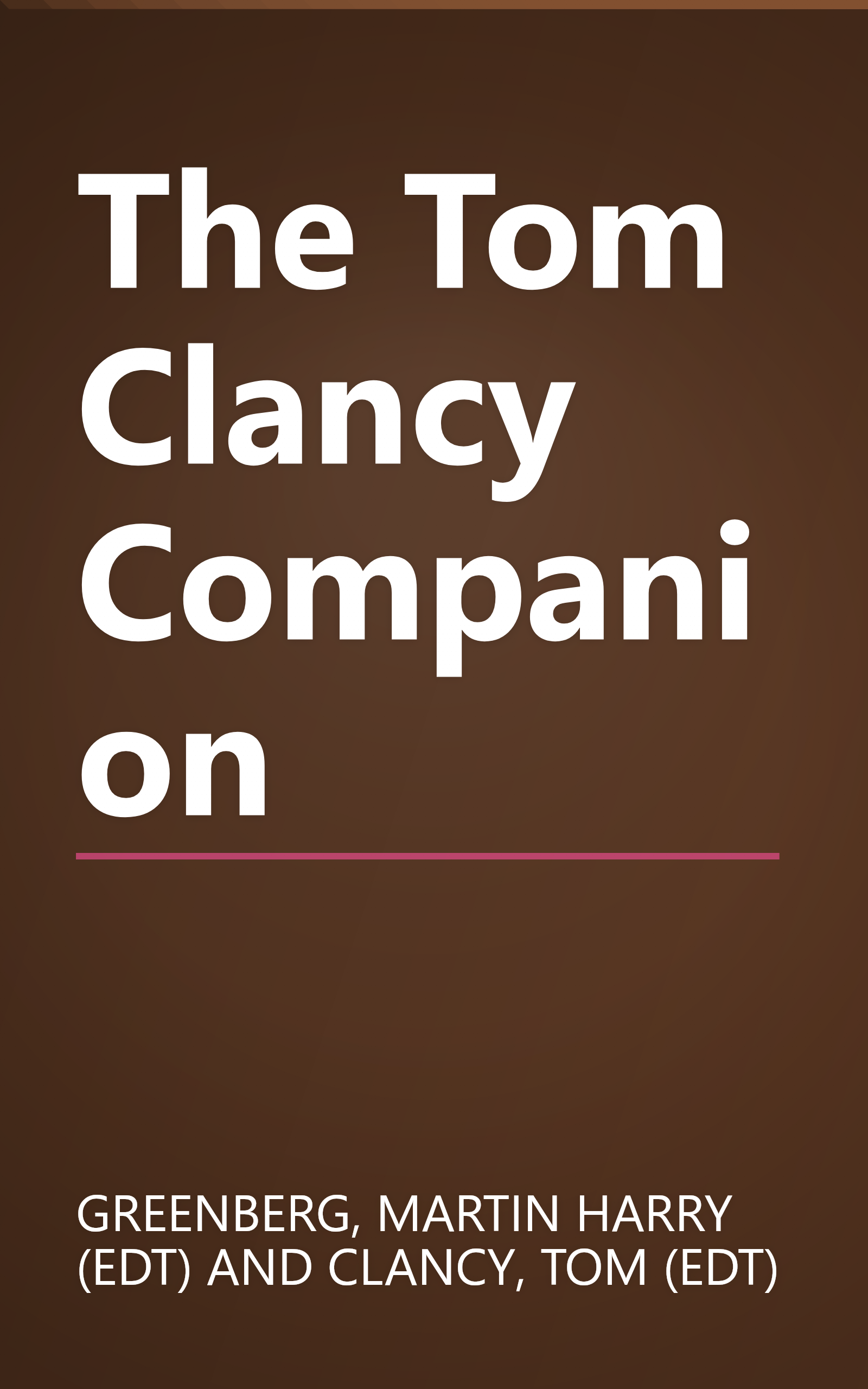 The Tom Clancy Companion book cover
