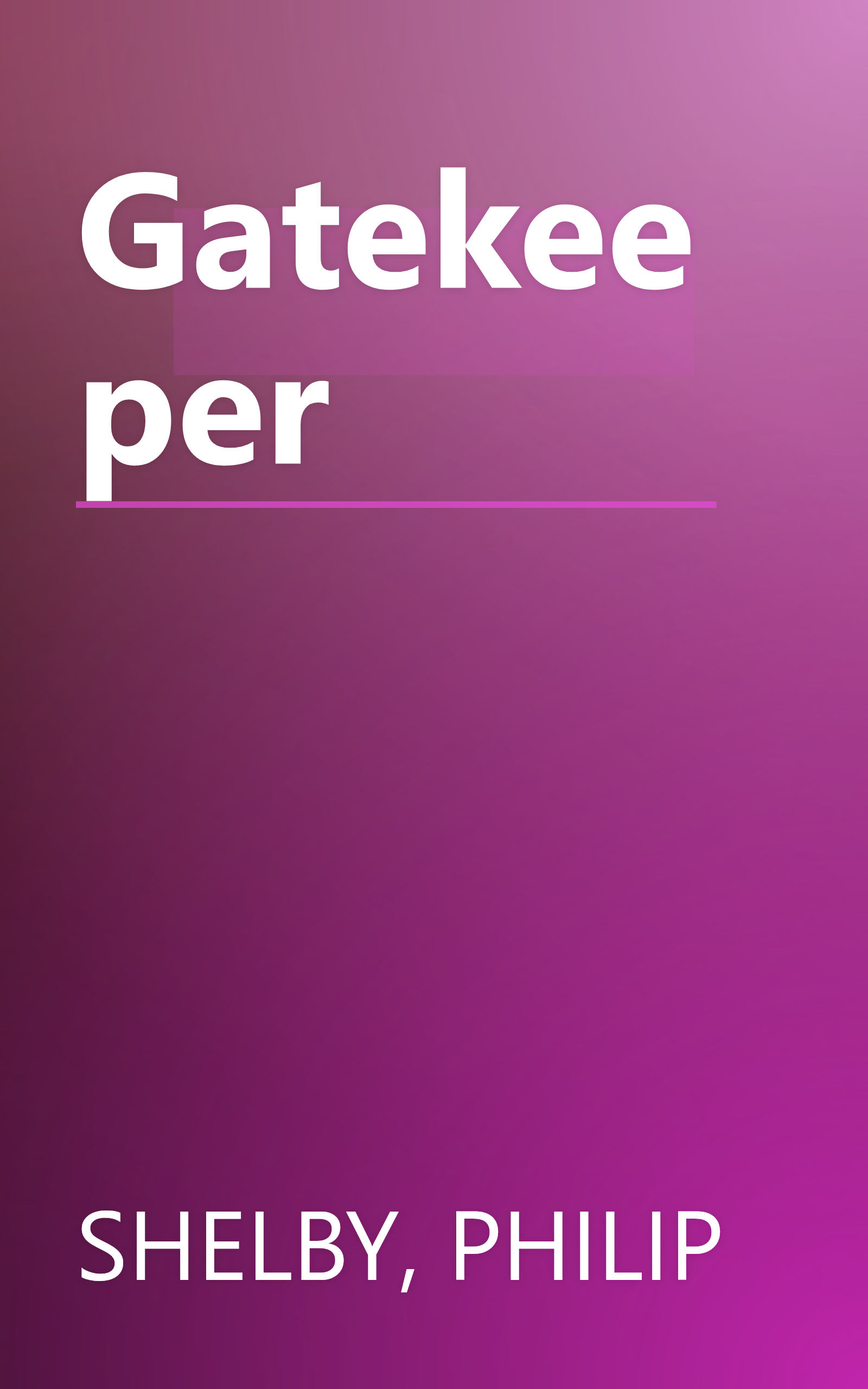 Gatekeeper book cover