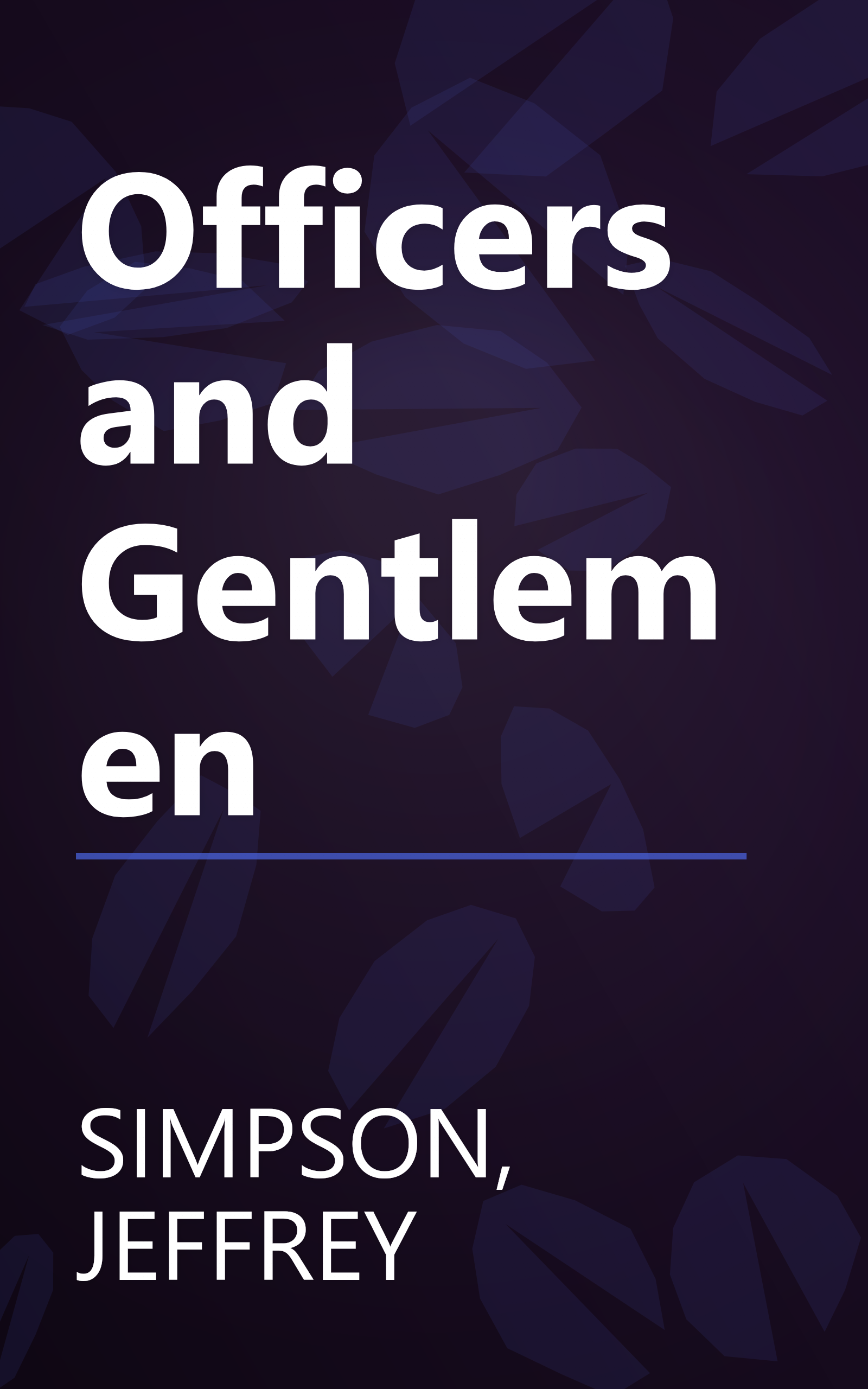 Officers and Gentlemen book cover