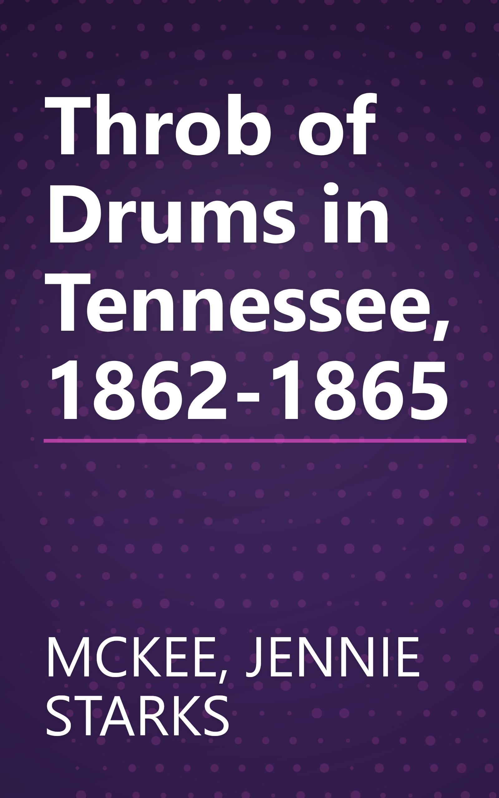 Throb of Drums in Tennessee, 1862-1865 book cover