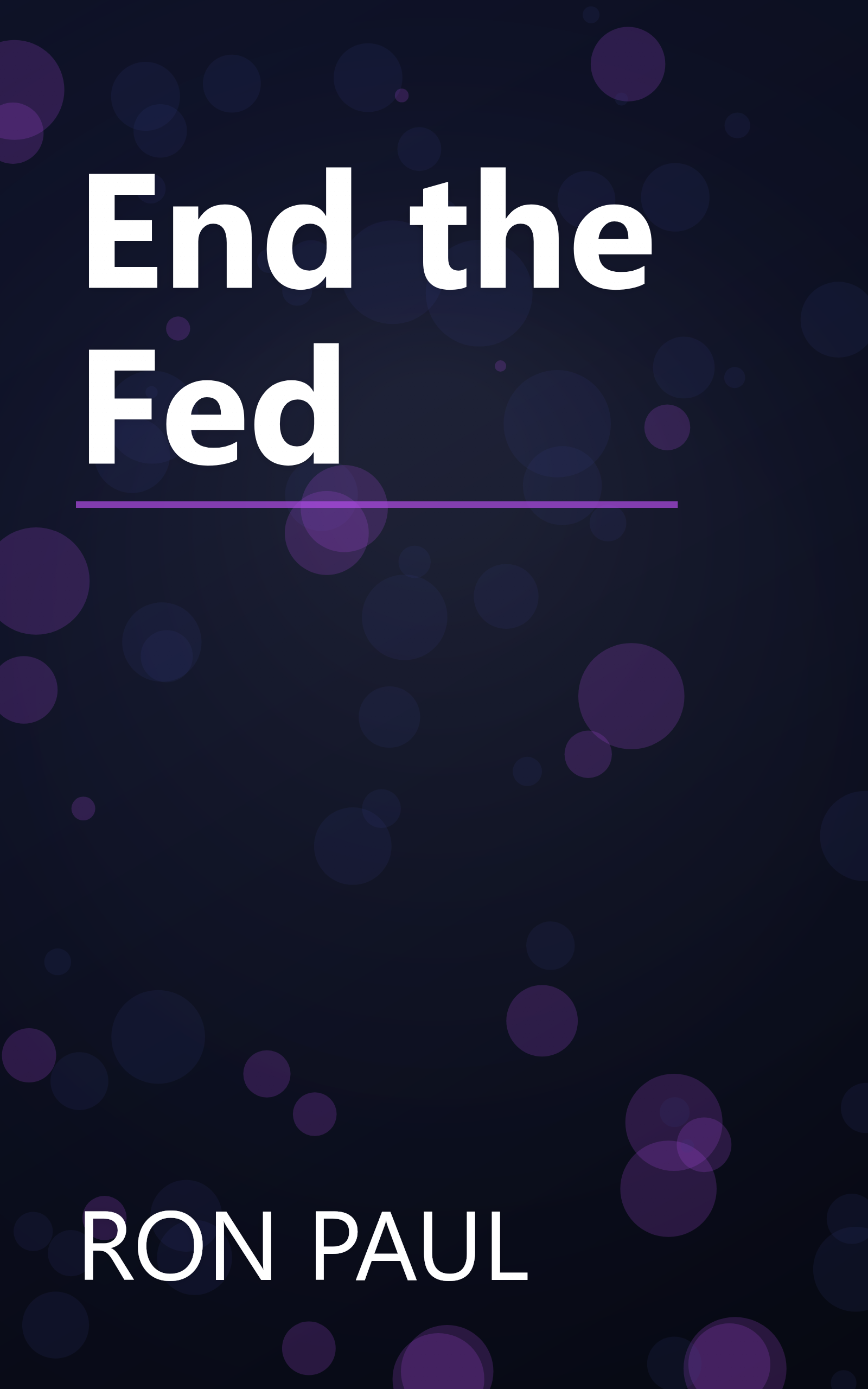 End the Fed book cover