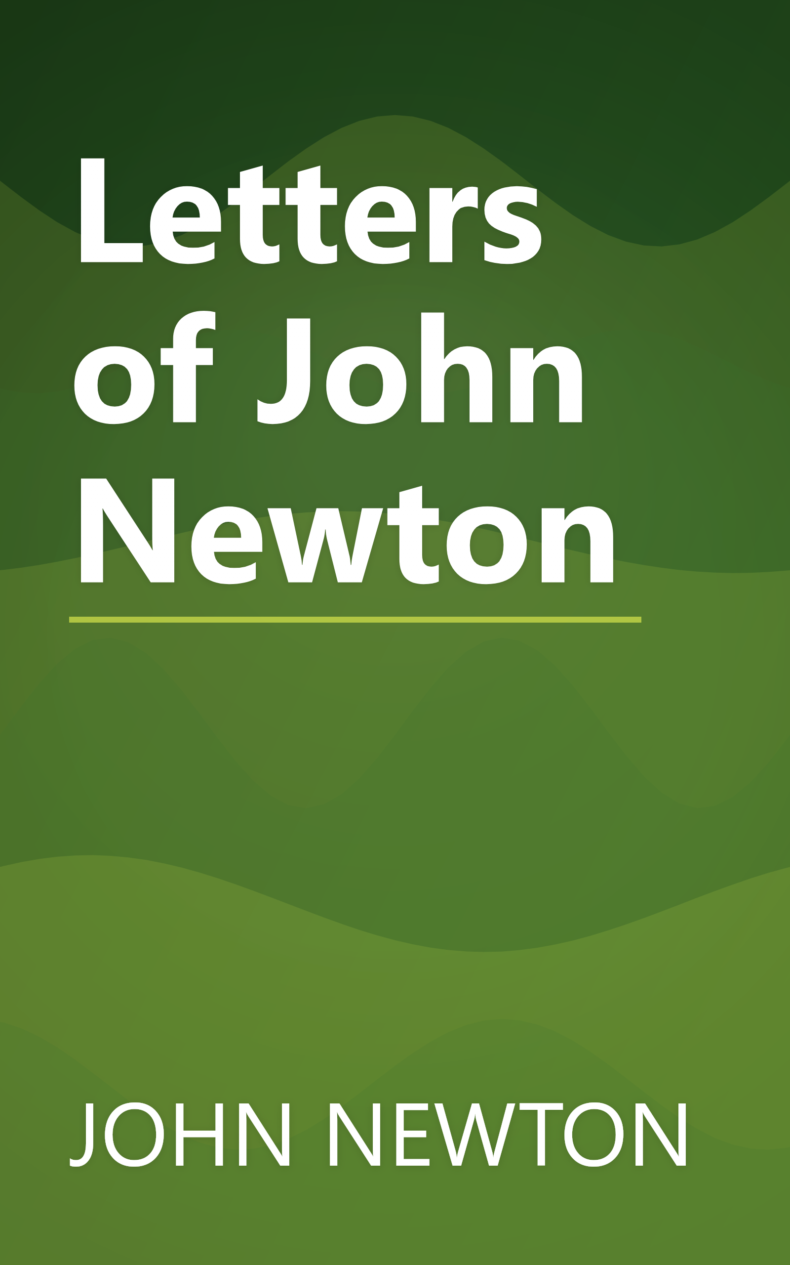 Letters of John Newton book cover