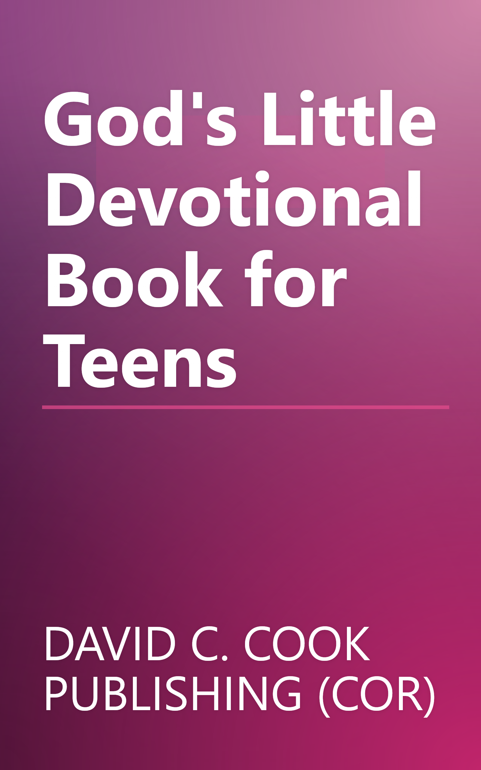 God's Little Devotional Book for Teens book cover