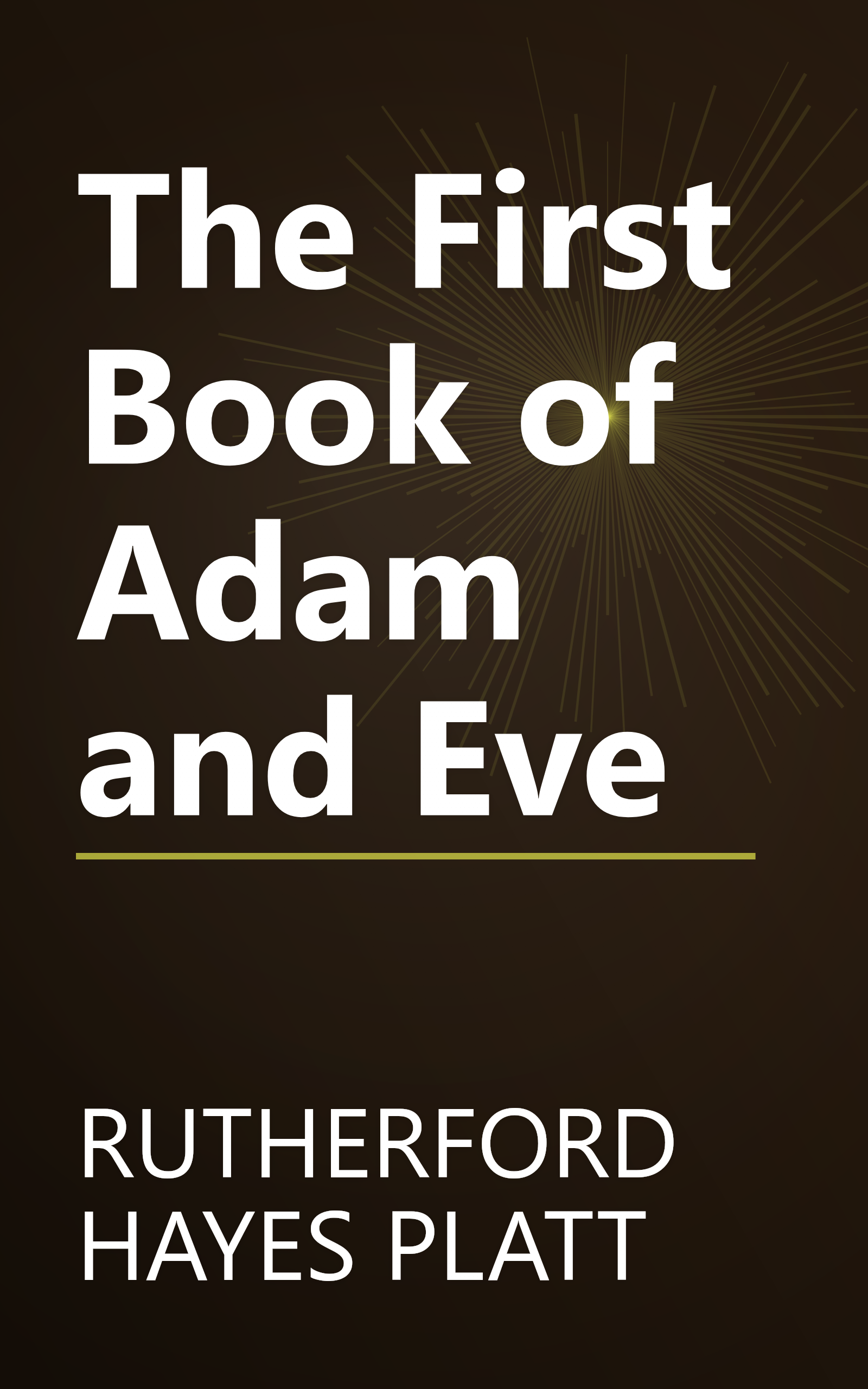 The First Book of Adam and Eve book cover