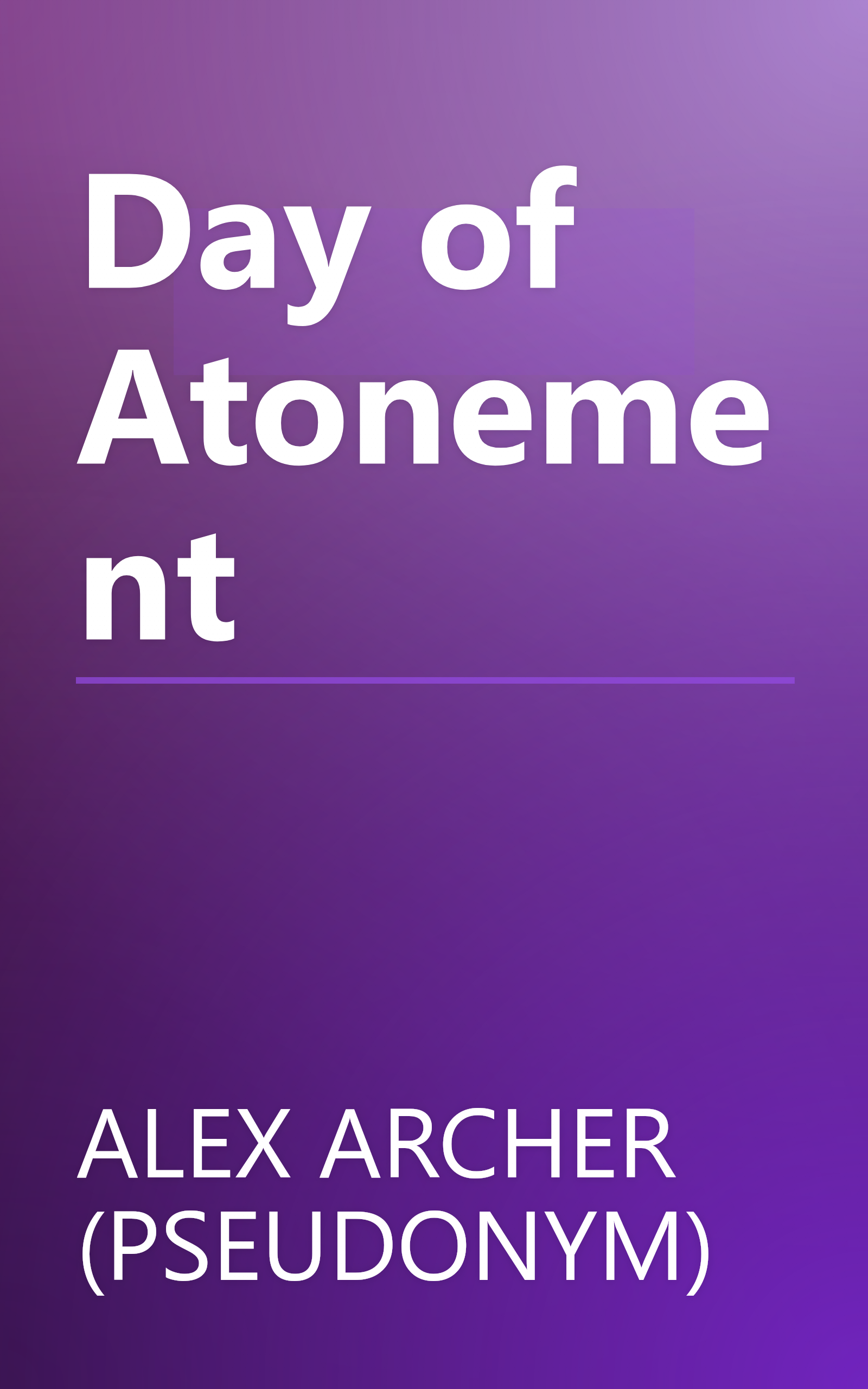 Day of Atonement book cover