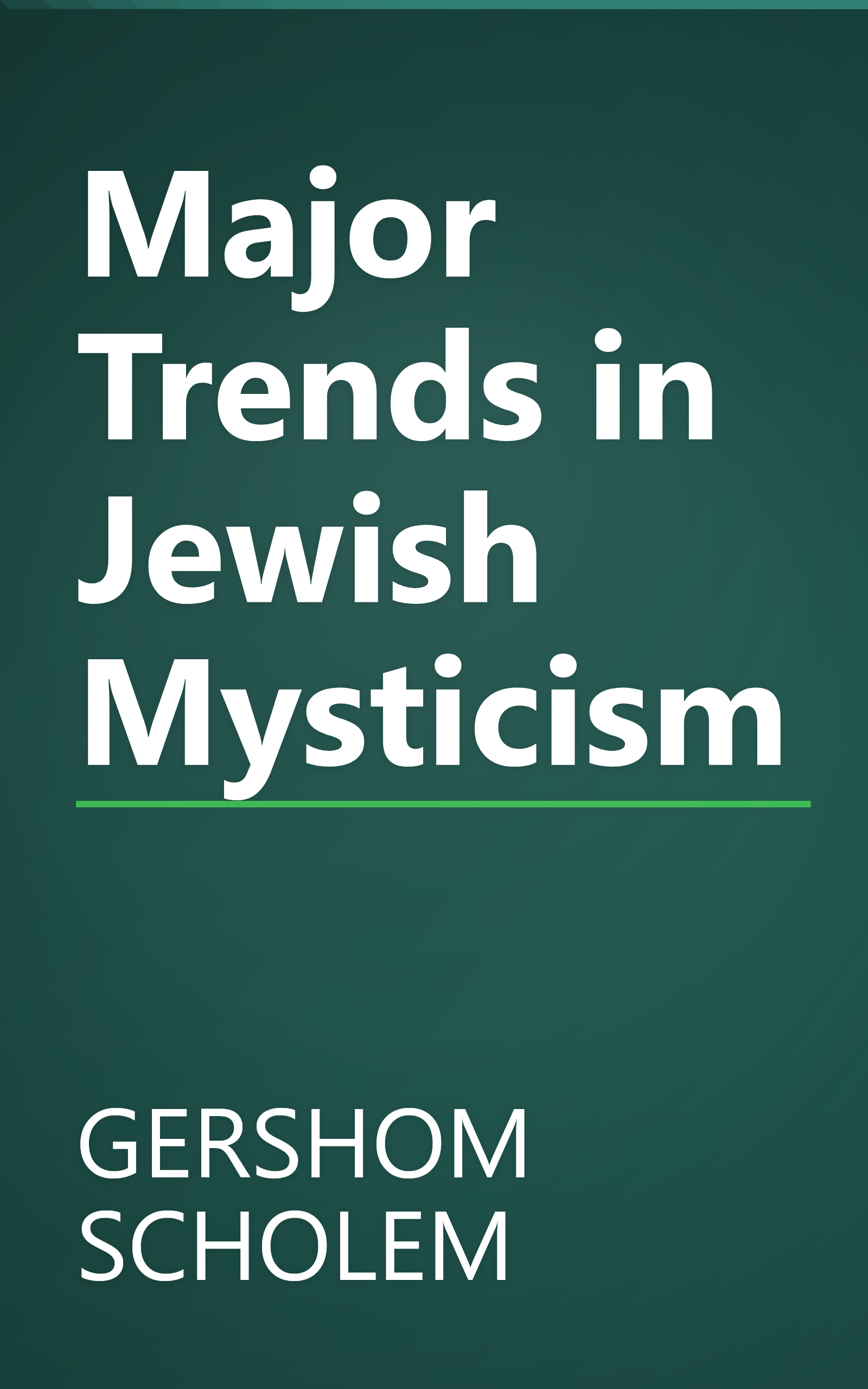 Major Trends in Jewish Mysticism book cover