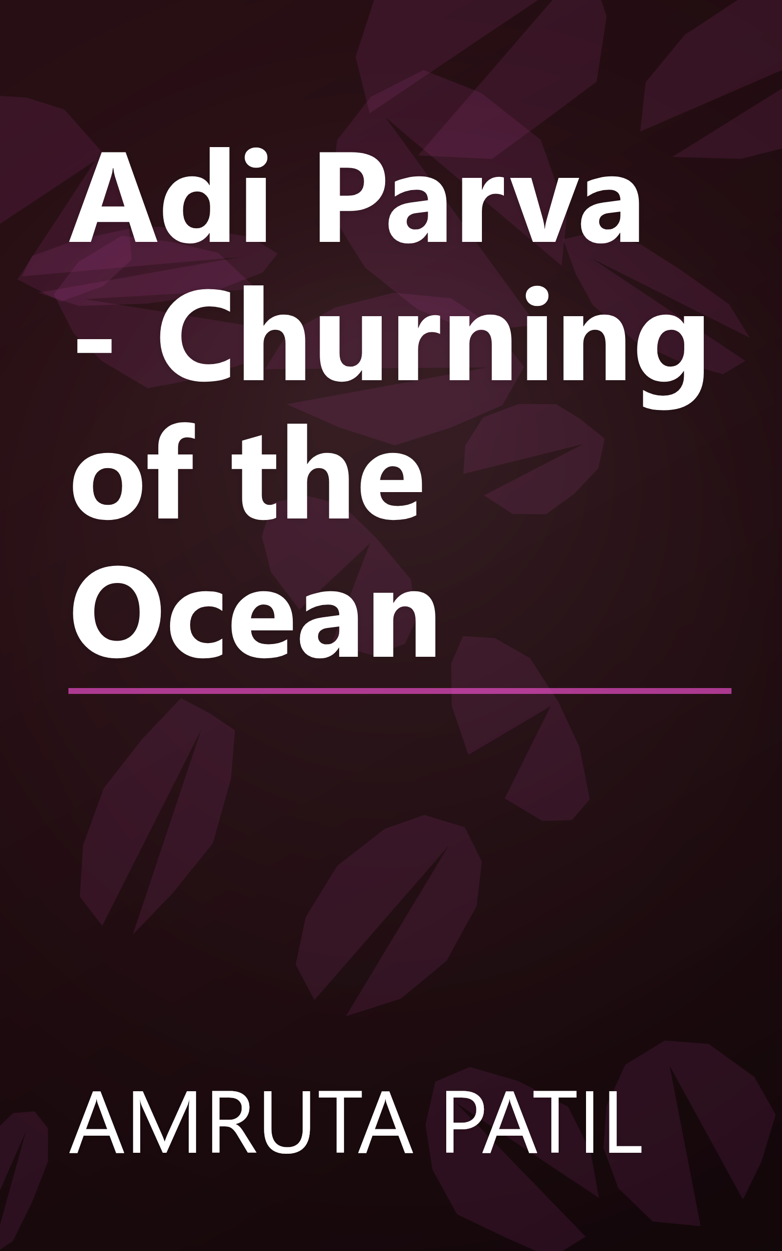 Adi Parva - Churning of the Ocean book cover