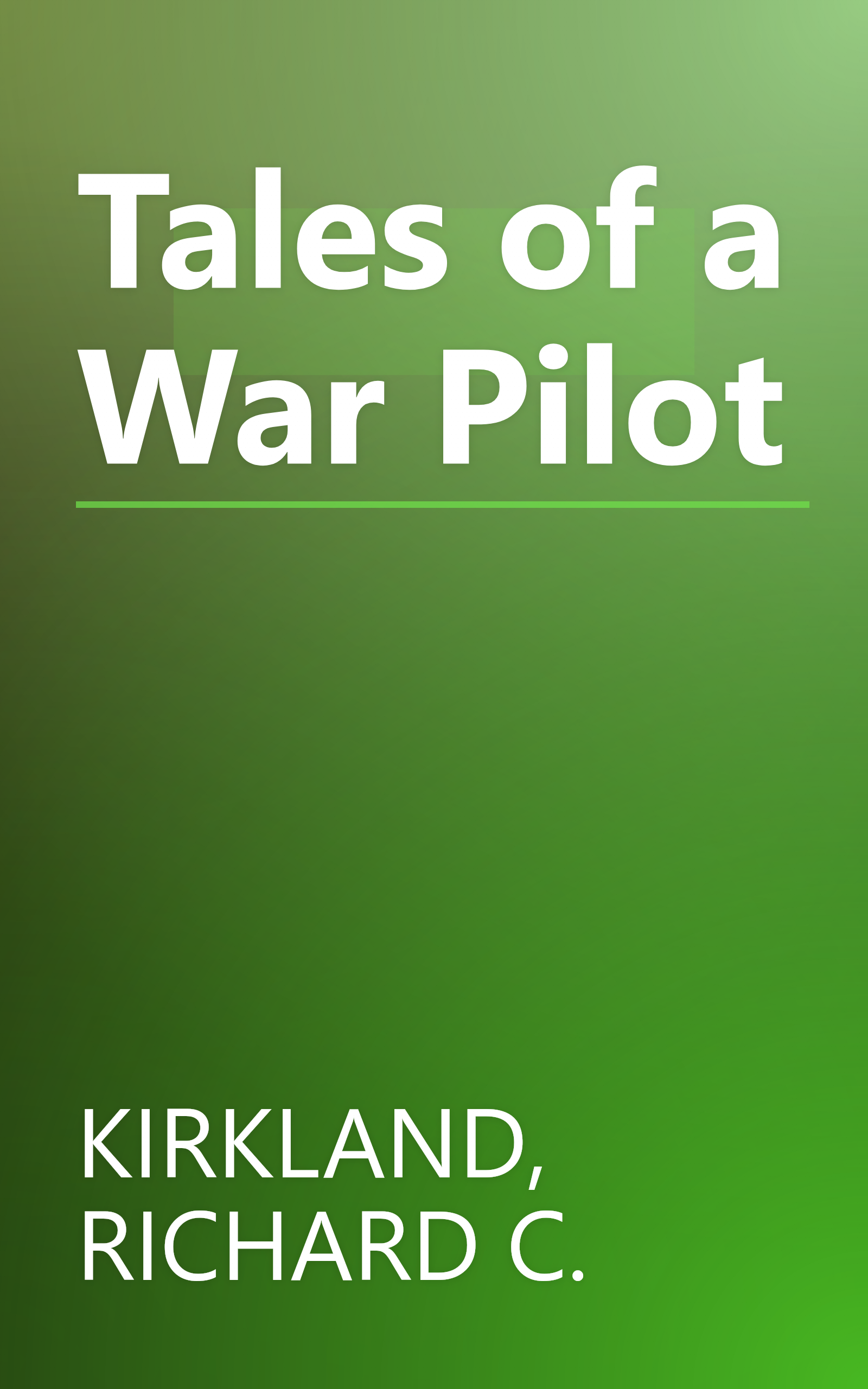 Tales of a War Pilot book cover
