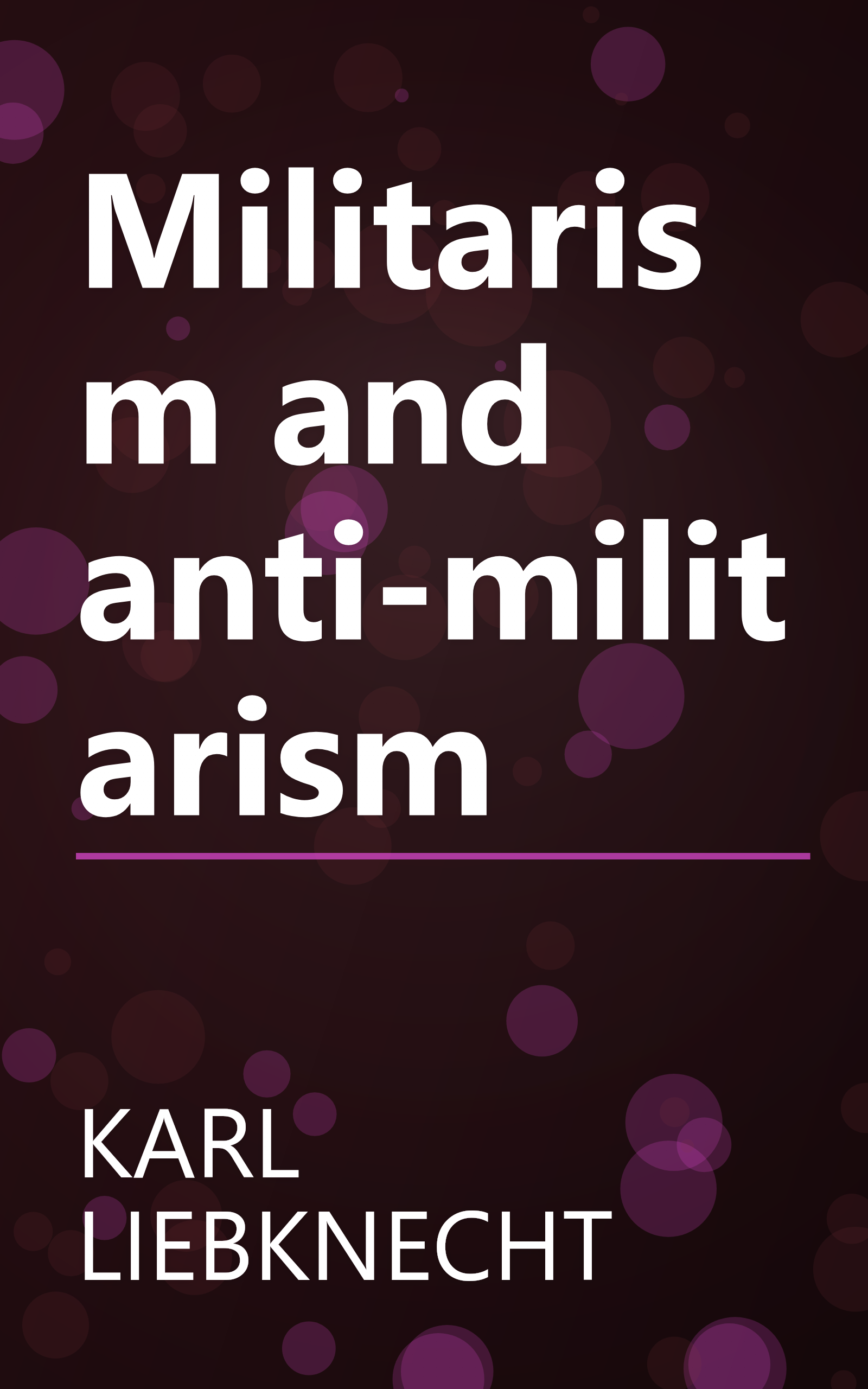 Militarism and anti-militarism book cover