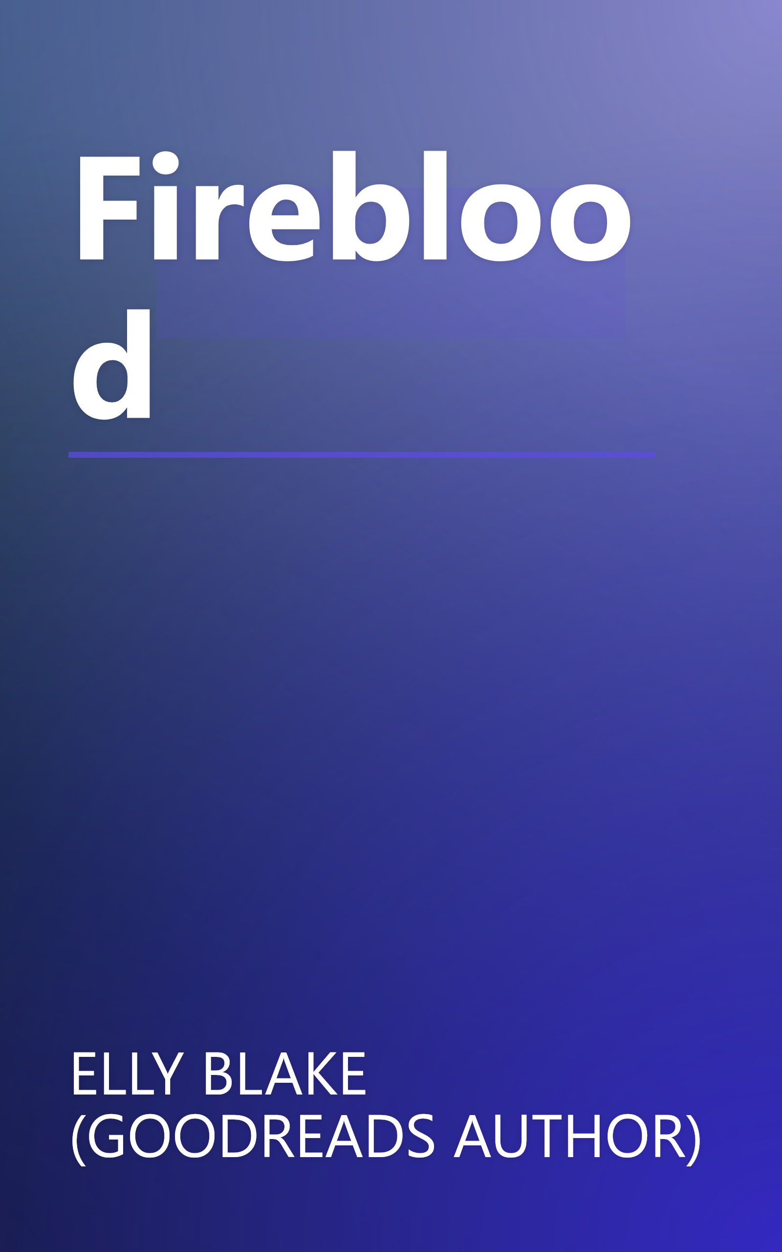 Fireblood book cover