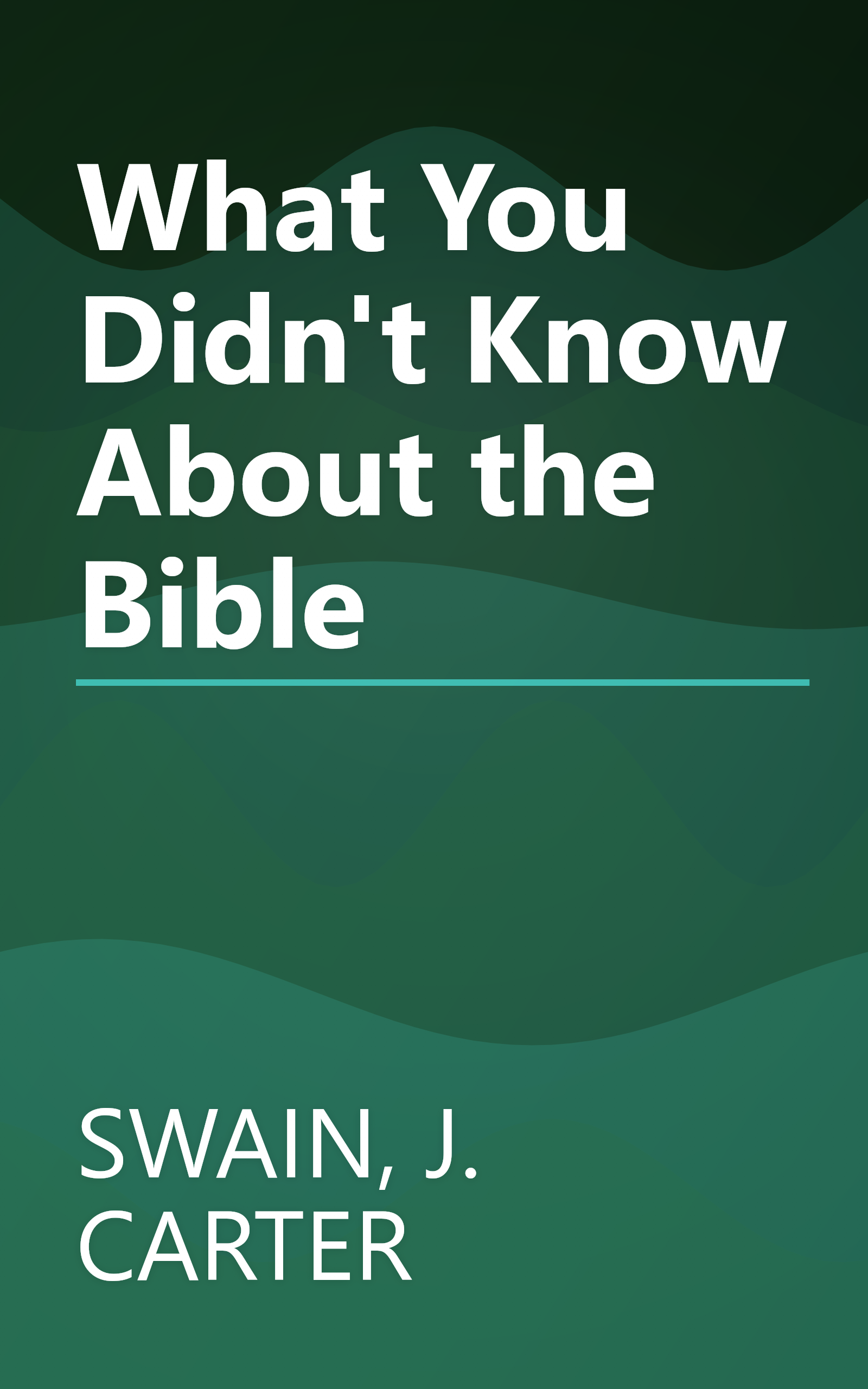 What You Didn't Know About the Bible book cover