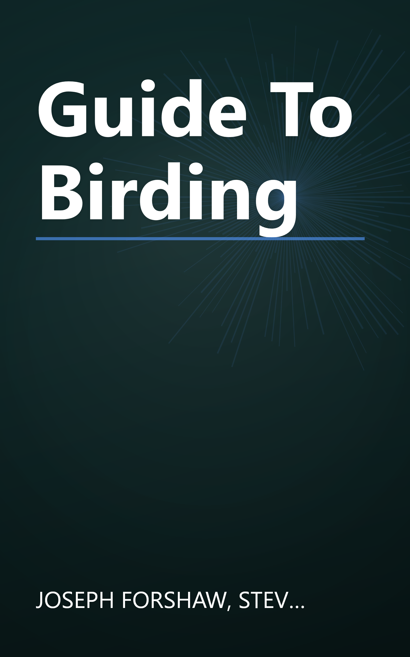 Guide To Birding book cover