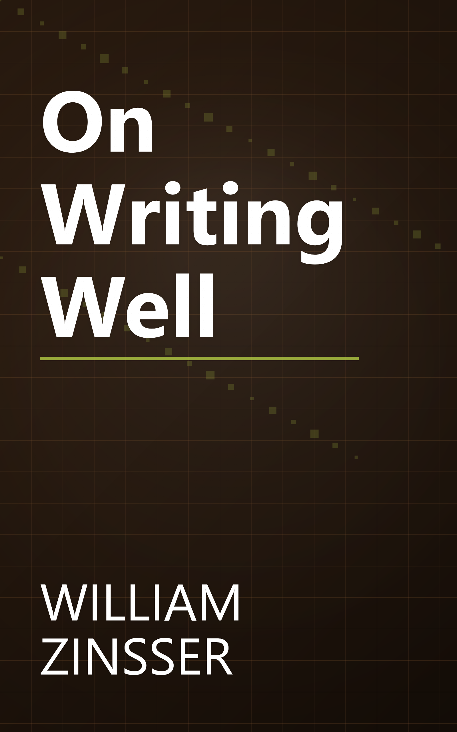 On Writing Well book cover