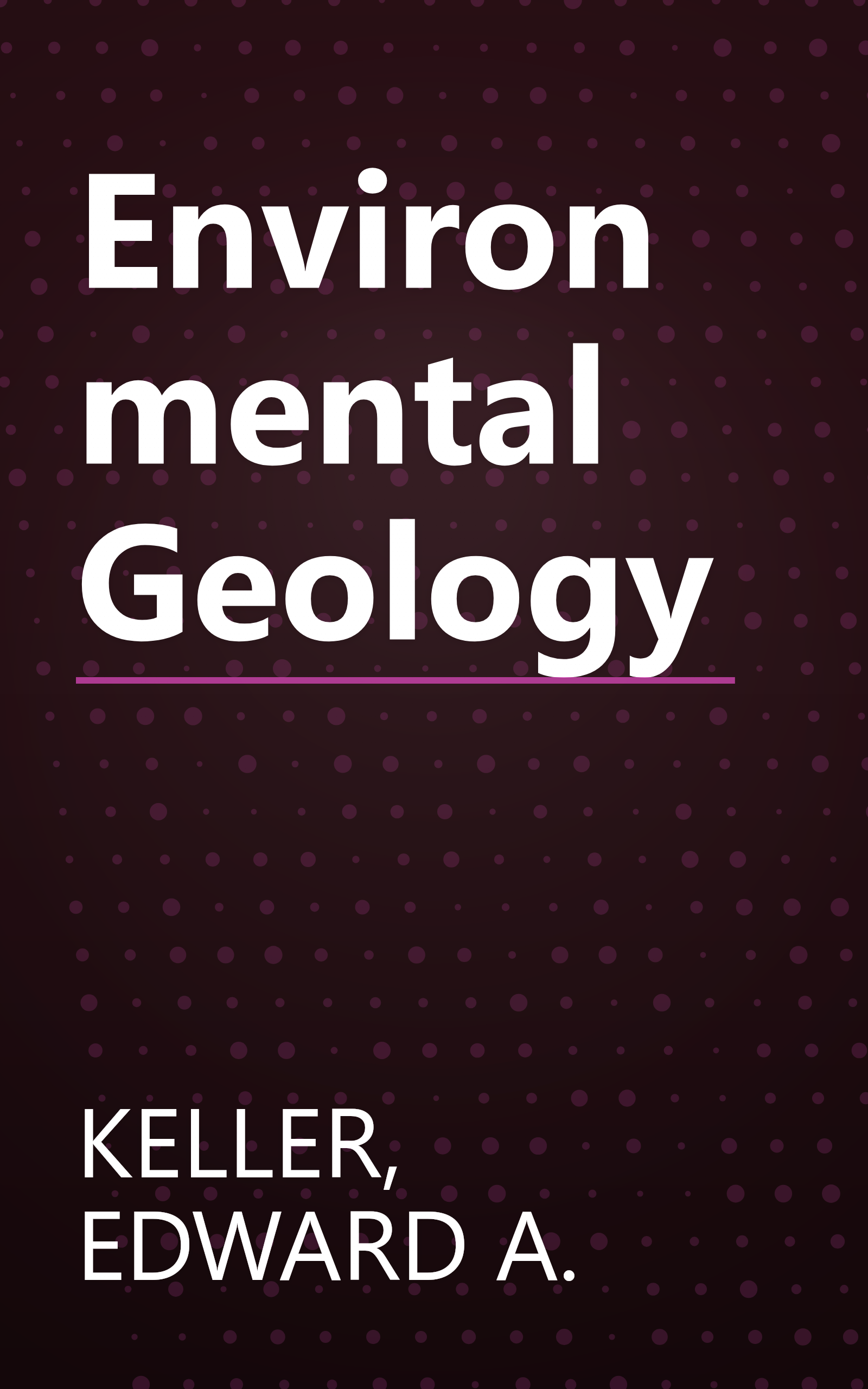 Environmental Geology book cover