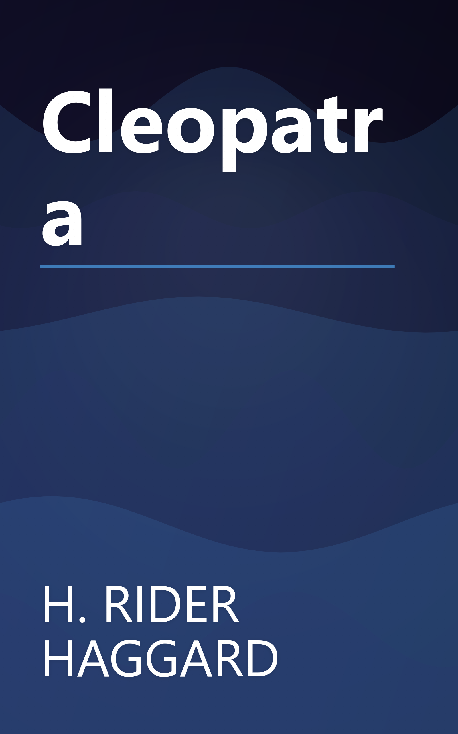 Cleopatra book cover