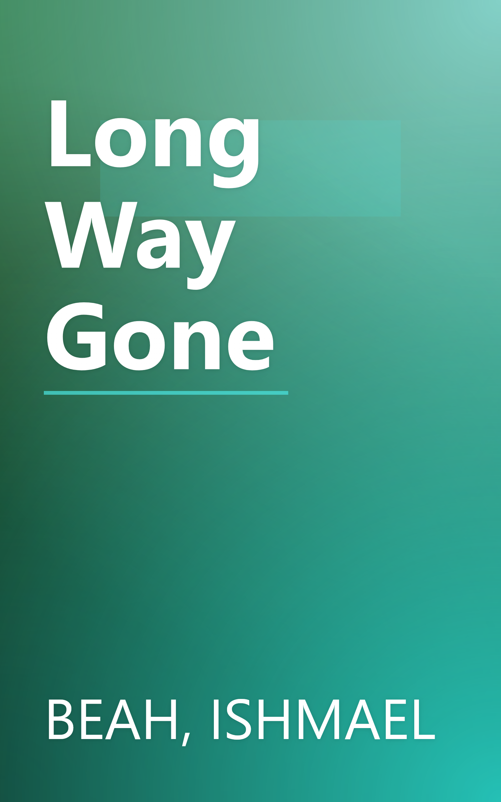 Long Way Gone book cover