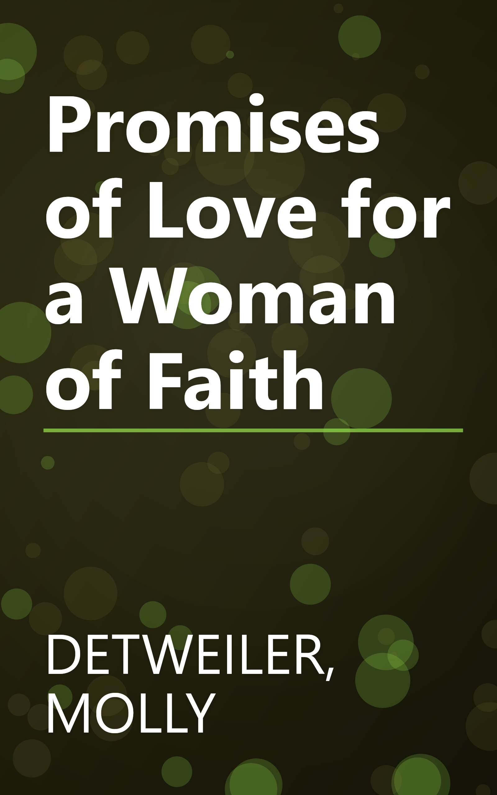 Promises of Love for a Woman of Faith book cover