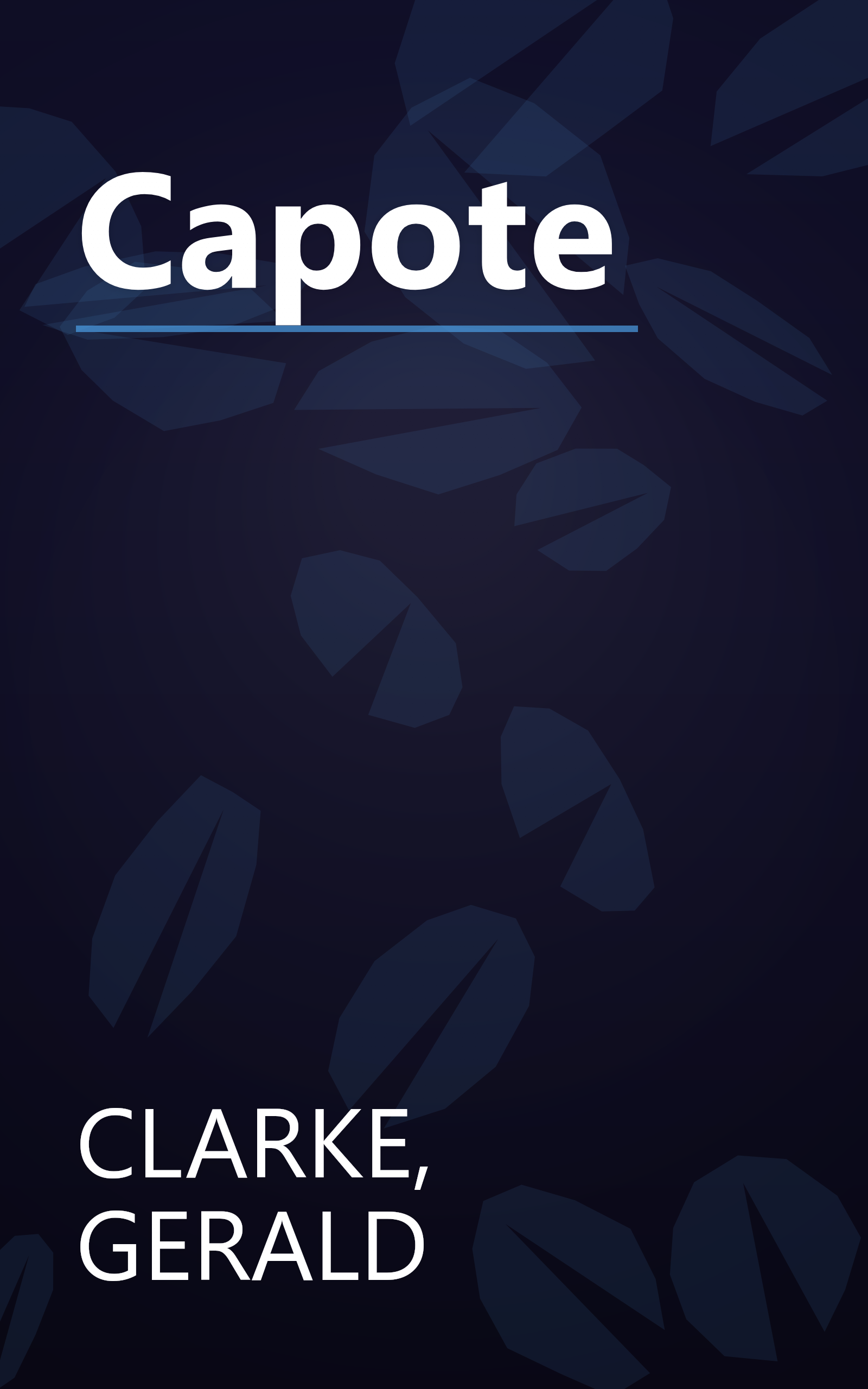 Capote book cover