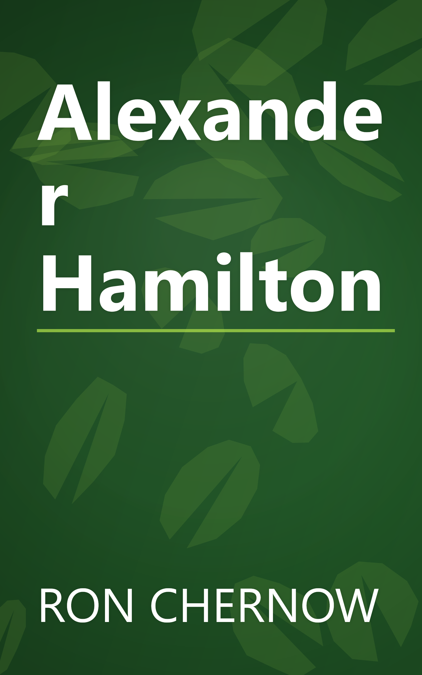 Alexander Hamilton book cover