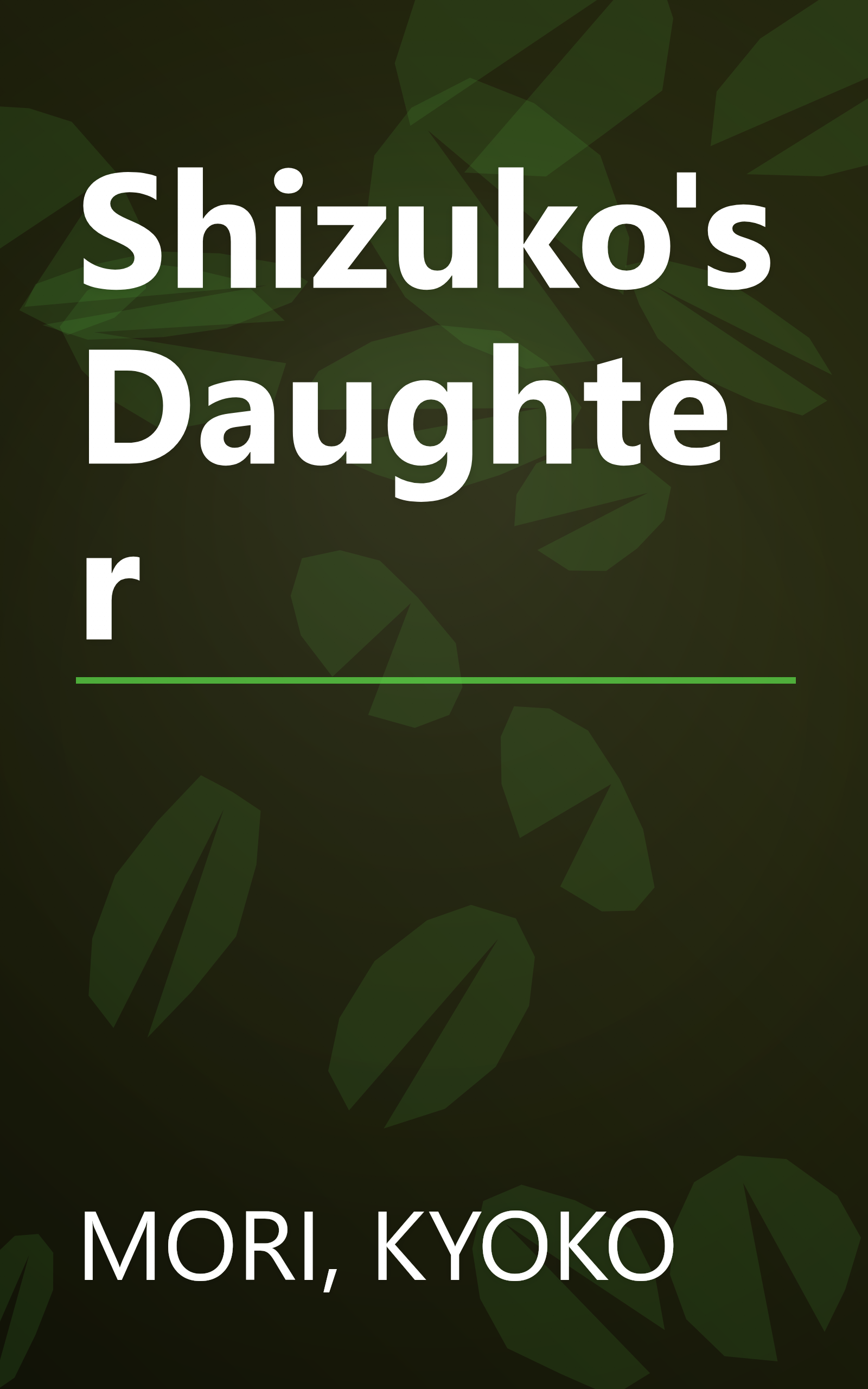 Shizuko's Daughter book cover