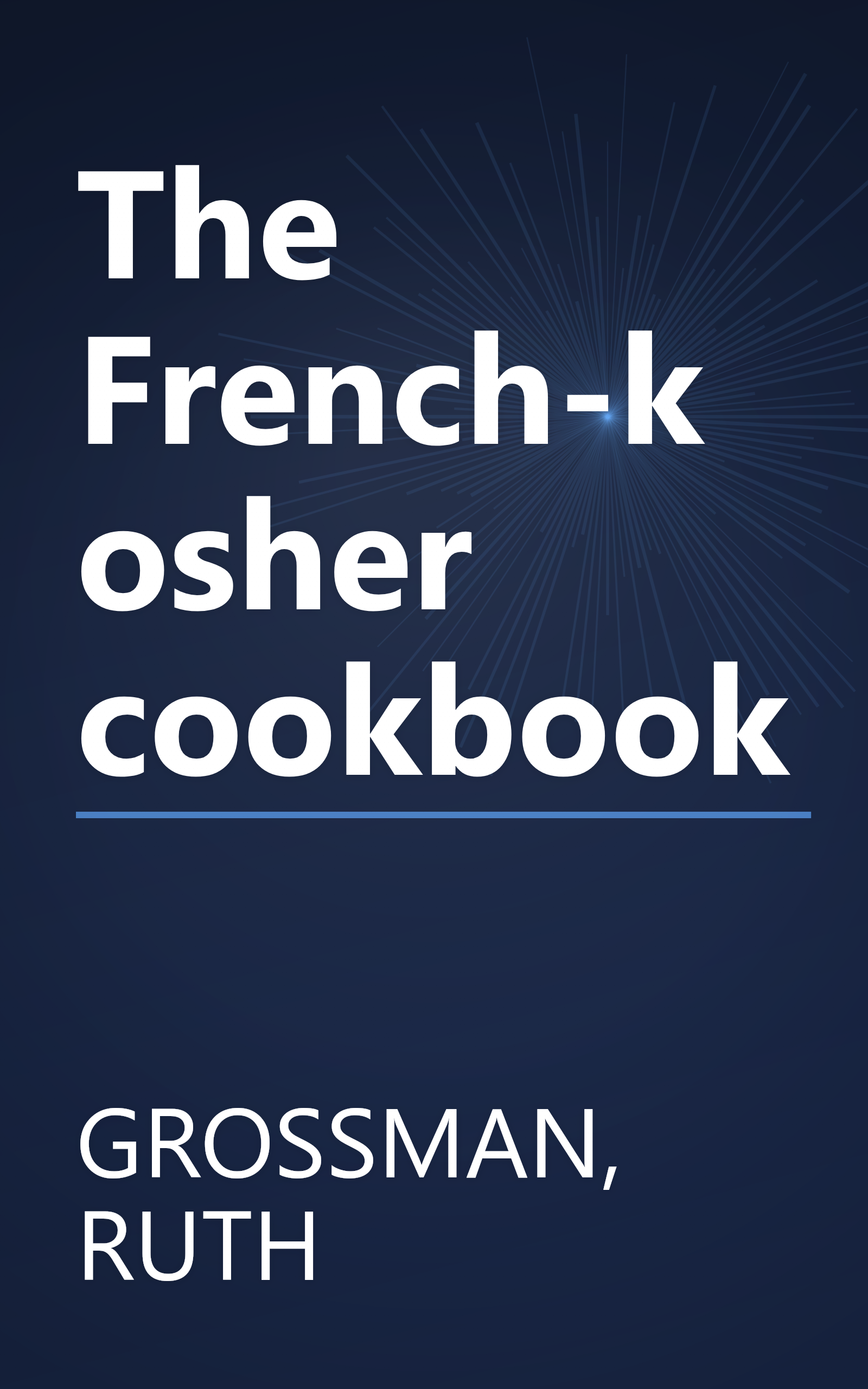 The French-kosher cookbook book cover