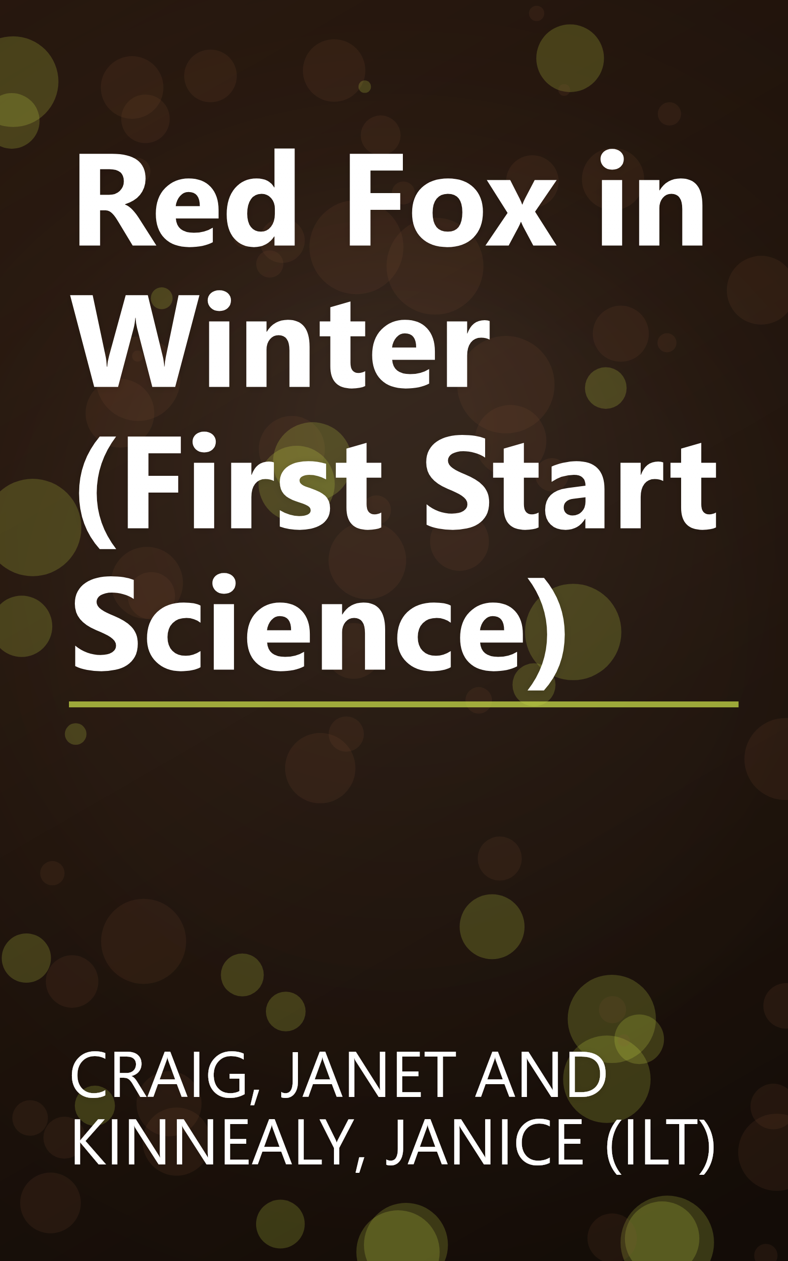 Red Fox in Winter (First Start Science) book cover
