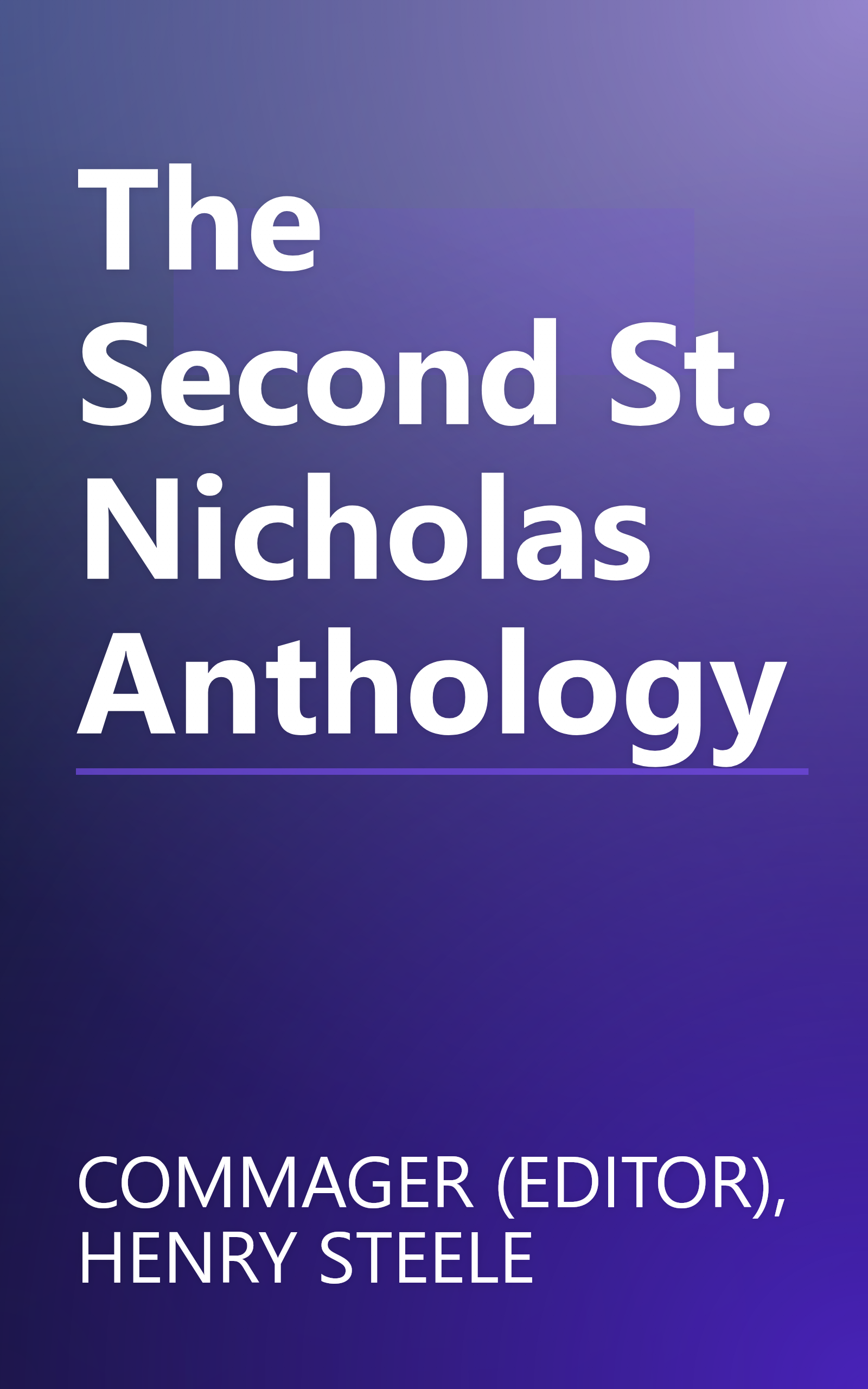 The Second St. Nicholas Anthology book cover