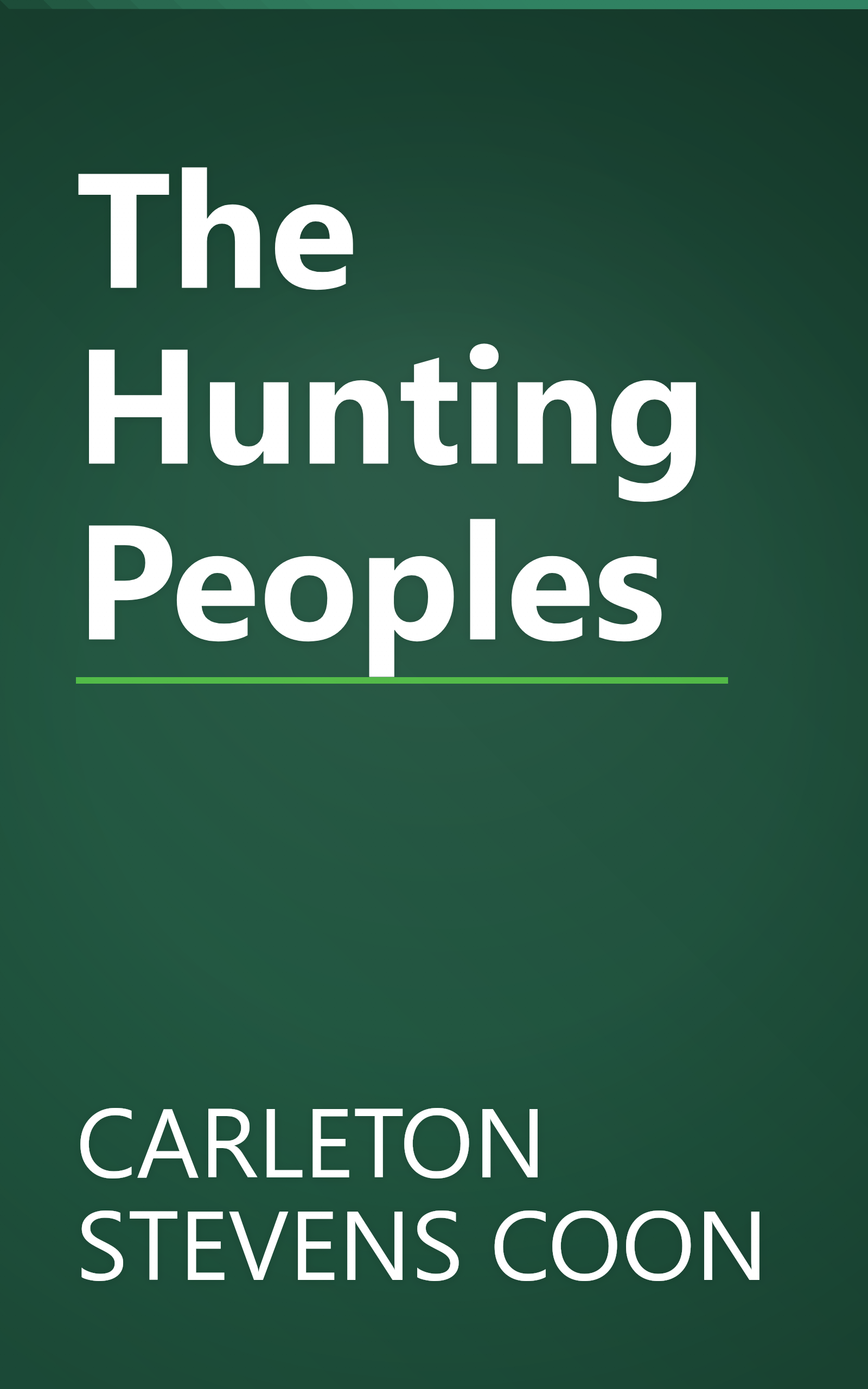 The Hunting Peoples book cover