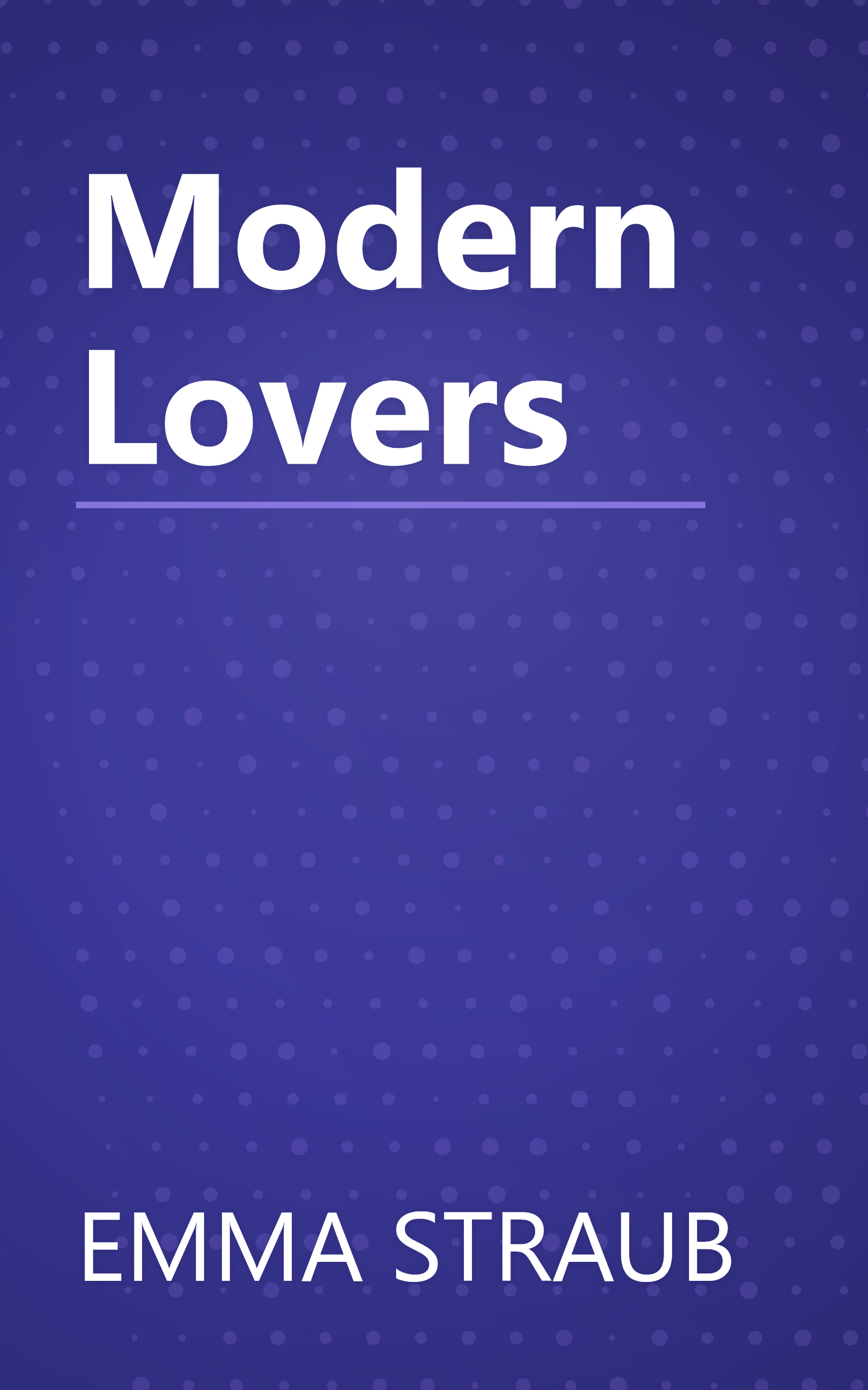 Modern Lovers book cover