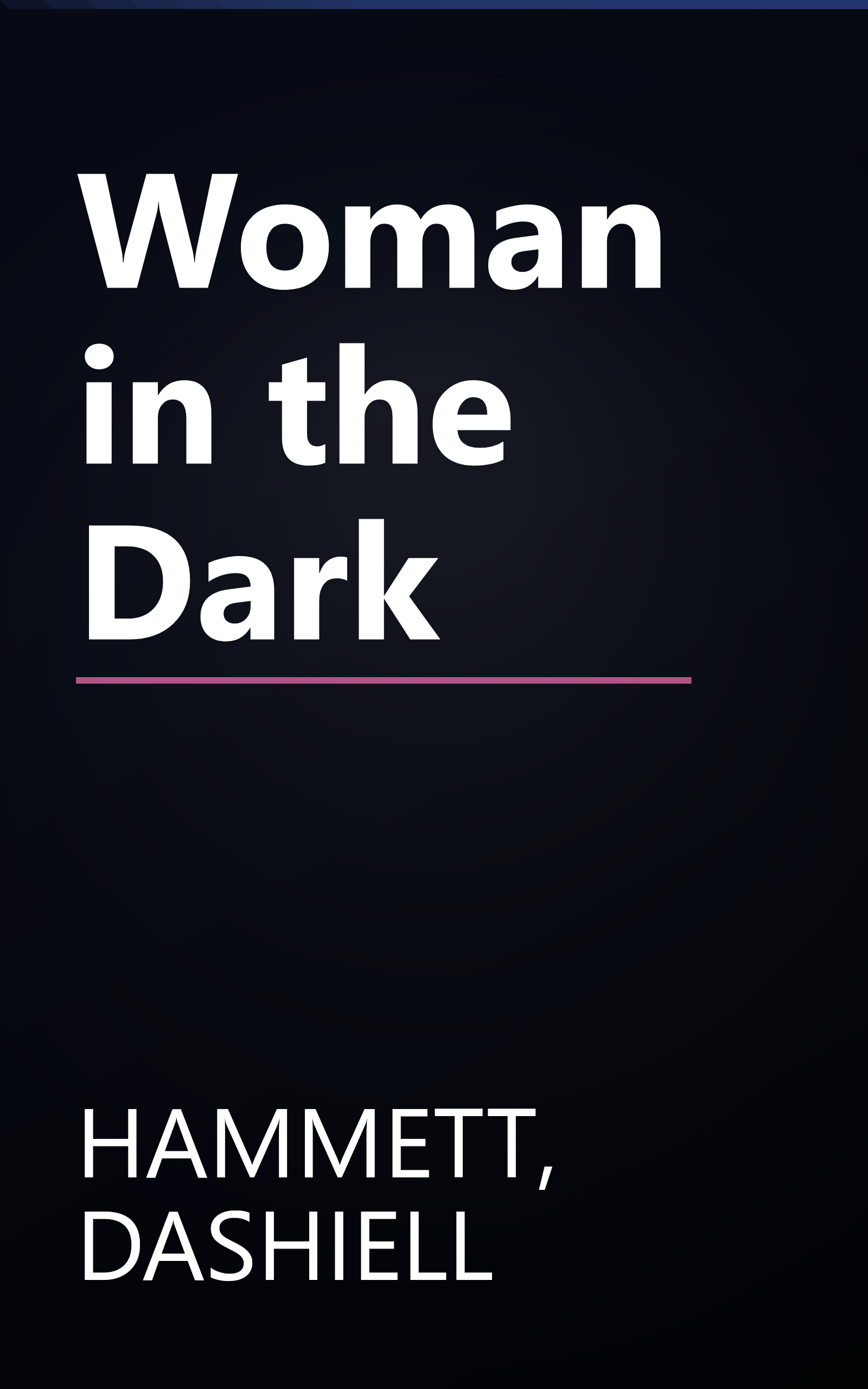 Woman in the Dark book cover