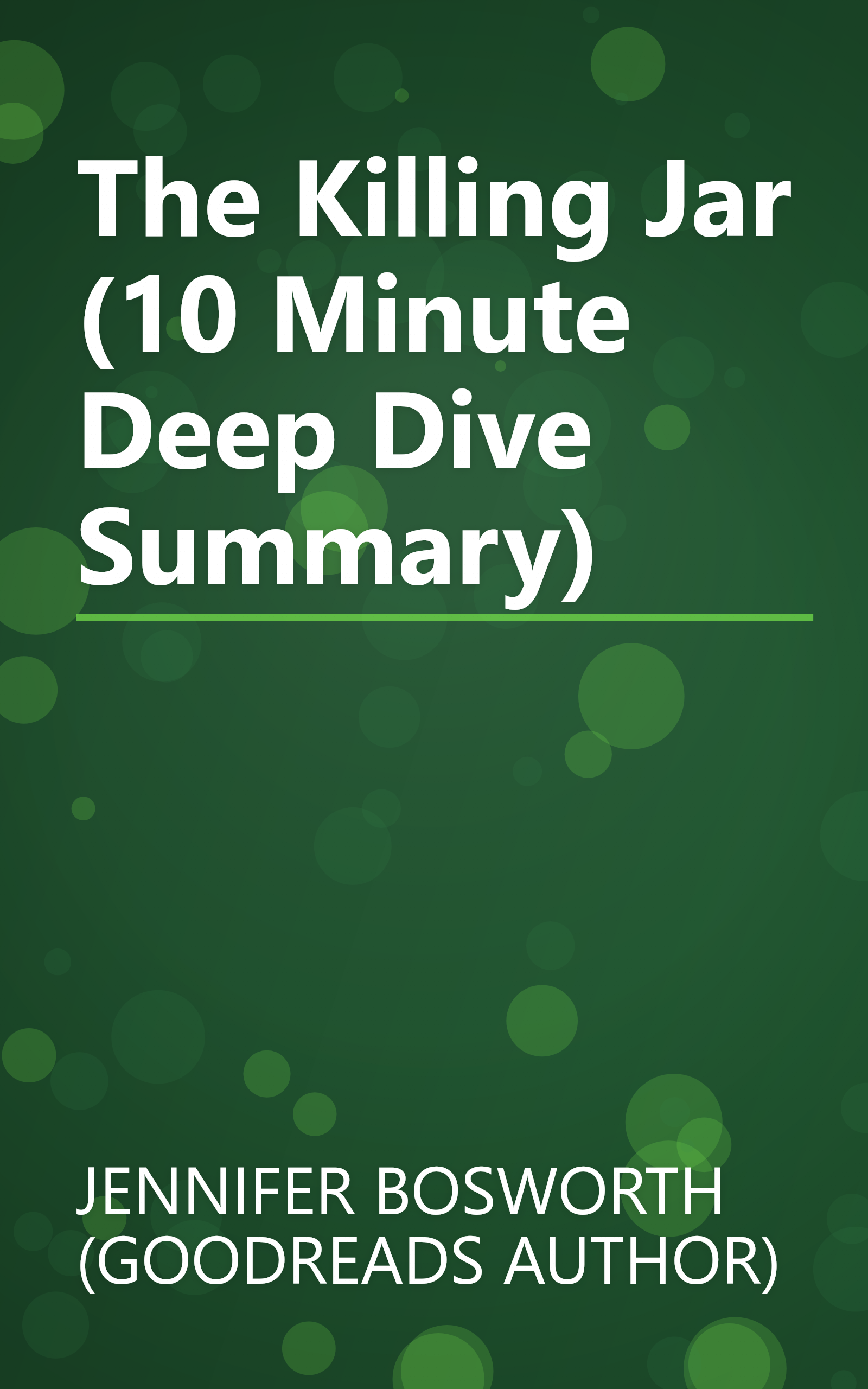 The Killing Jar (10 Minute   Deep Dive Summary) book cover